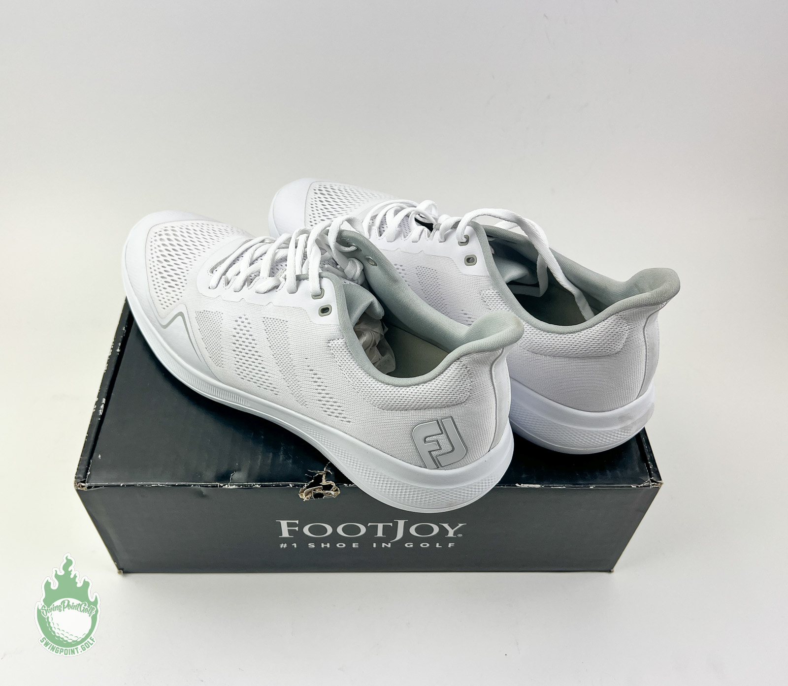 New FootJoy FJ Flex Men’s Size US 12M Golf Shoes White 56139 ...