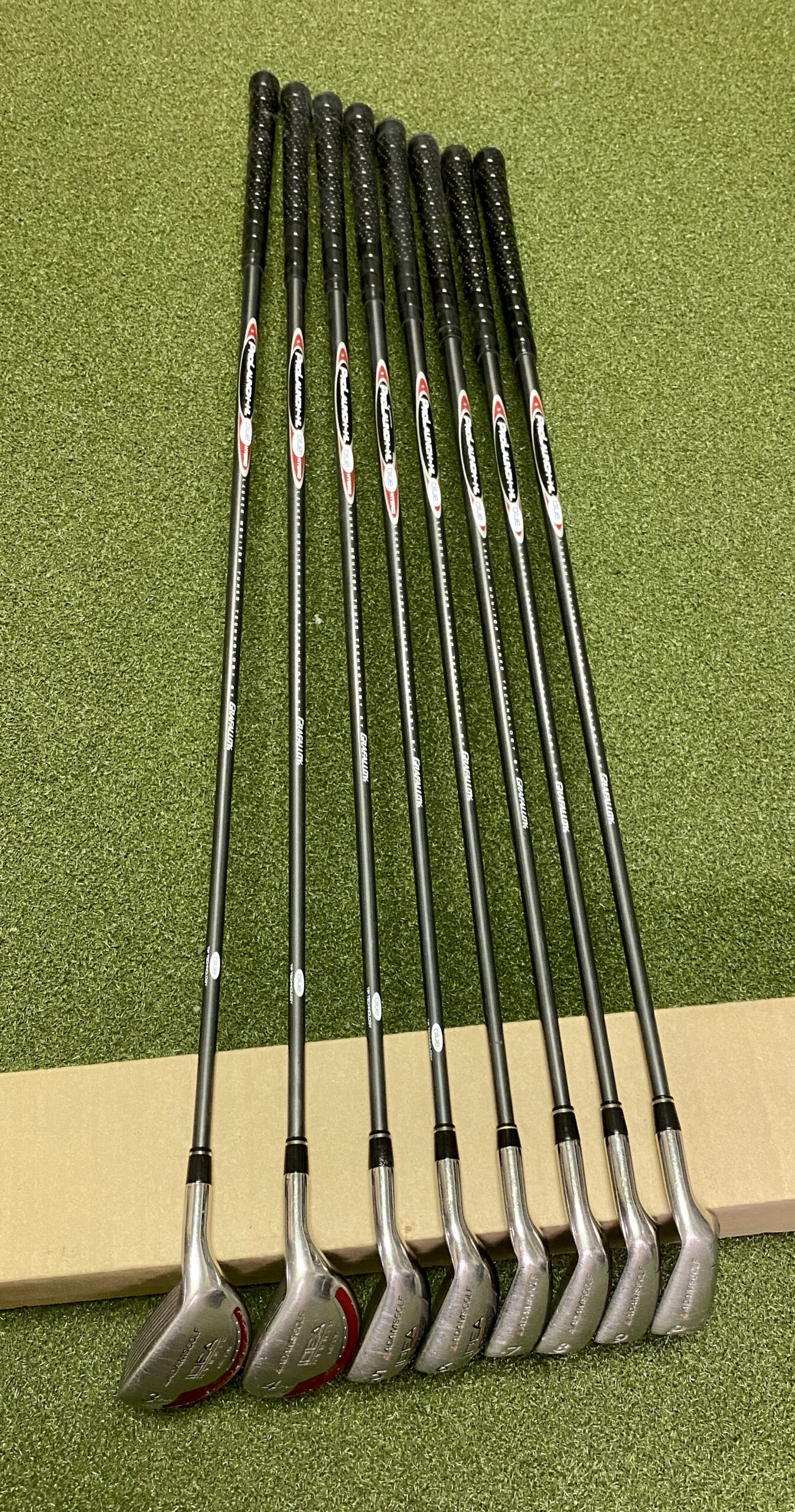 Adams IDEA a2 OS Combo Irons 3H 4H 5-PW Regular Flex Graphite Golf Club ...