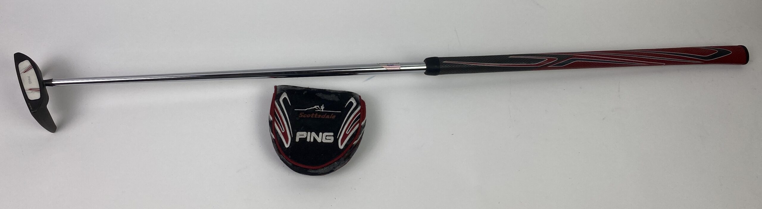 RH Ping Black Dot Scottsdale Pickemup B 42" Arm Lock Putter Steel Golf ...