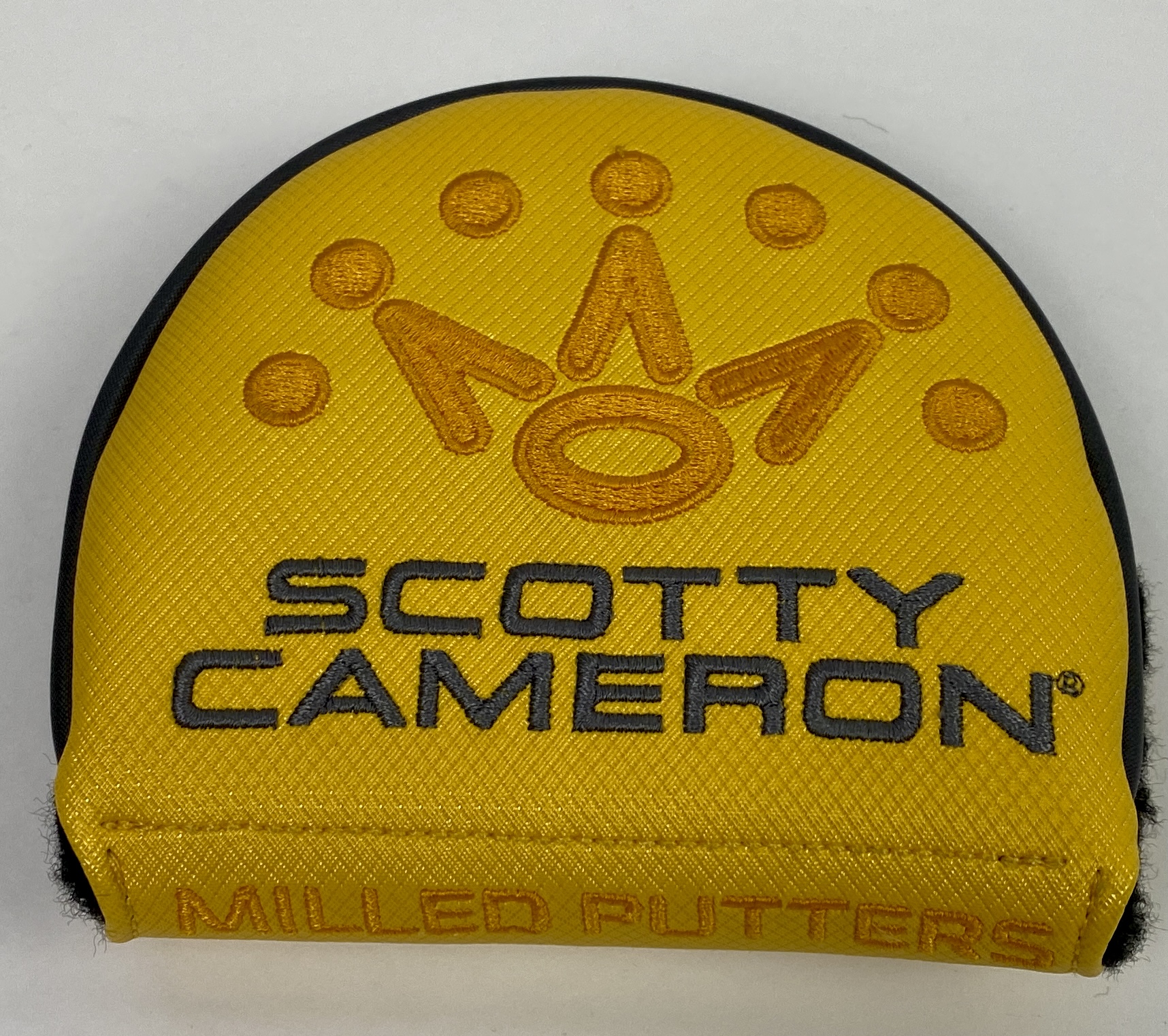 Scotty Cameron Yellow/Gray/Black Crown Mallet Milled Putters Headcover ...