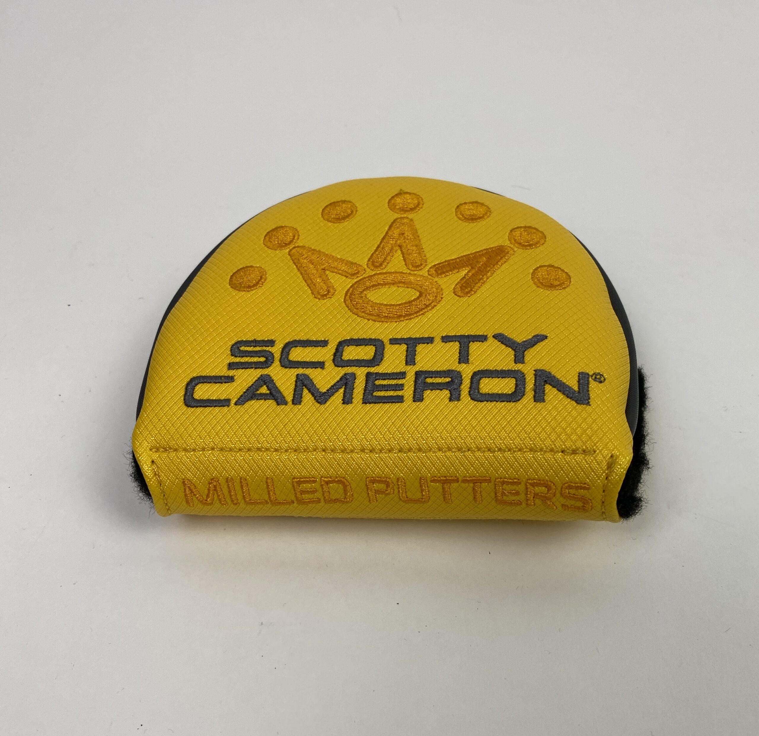 Scotty Cameron Yellow/Gray/Black Crown Mallet Milled Putters Headcover ...
