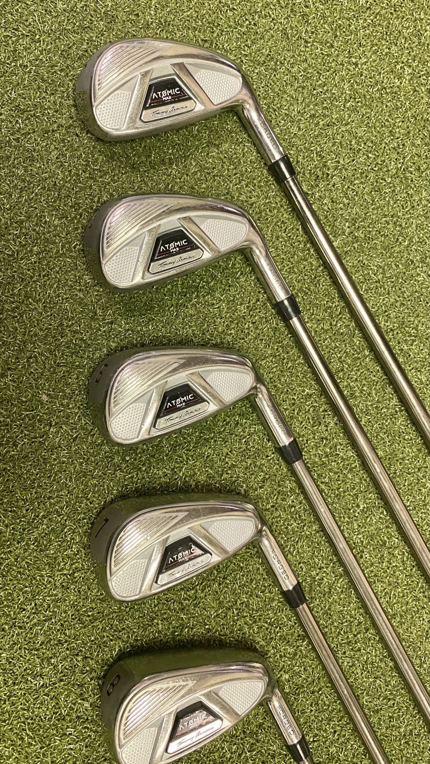 Tommy Armour Atomic Max Forged Irons 4-PW/AW recoil Senior Flex ...