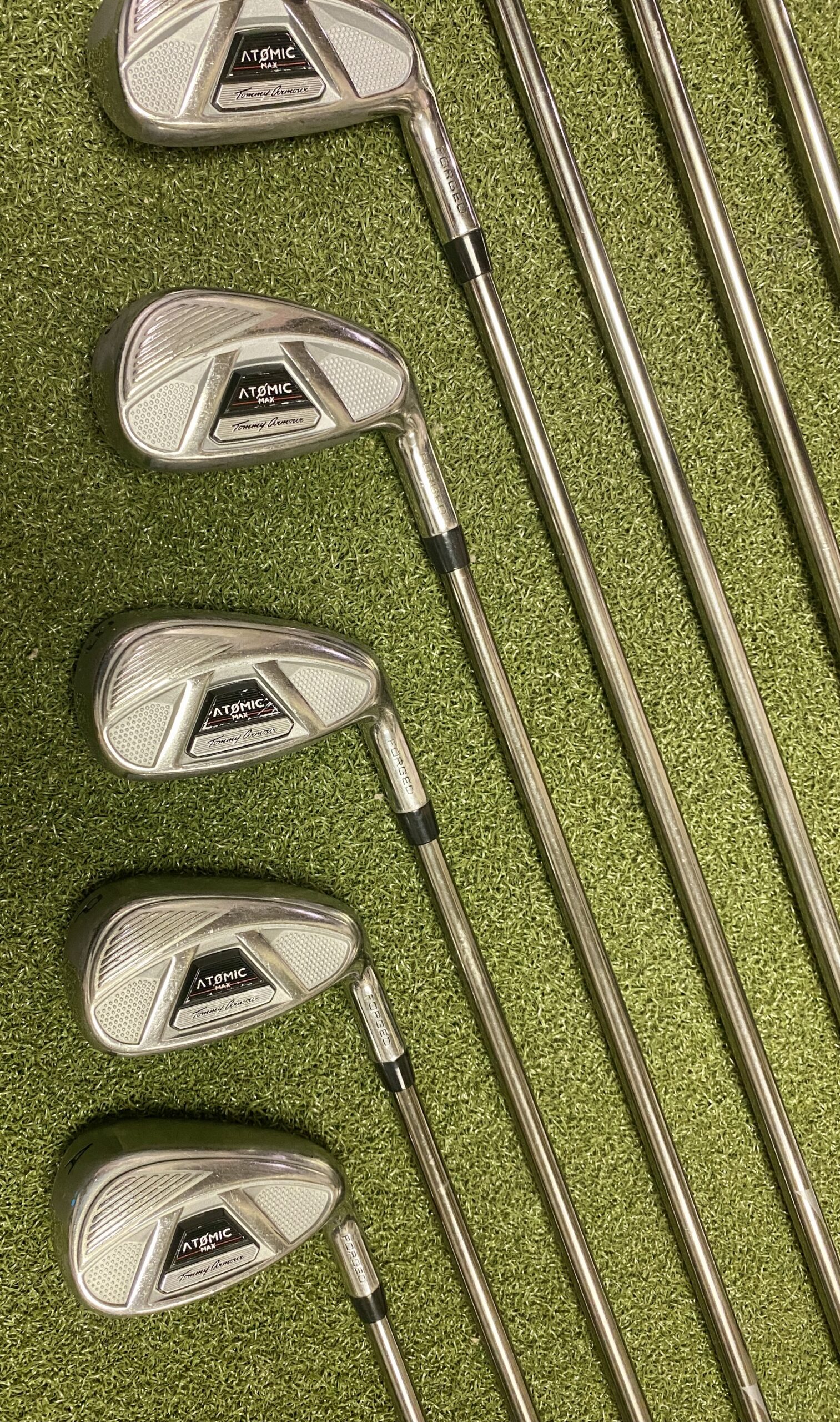 Tommy Armour Atomic Max Forged Irons 4-PW/AW recoil Senior Flex ...