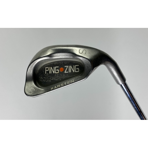 Used RH Ping Karsten Orange Dot Ping Zing Sand Wedge Steel Golf Club ...