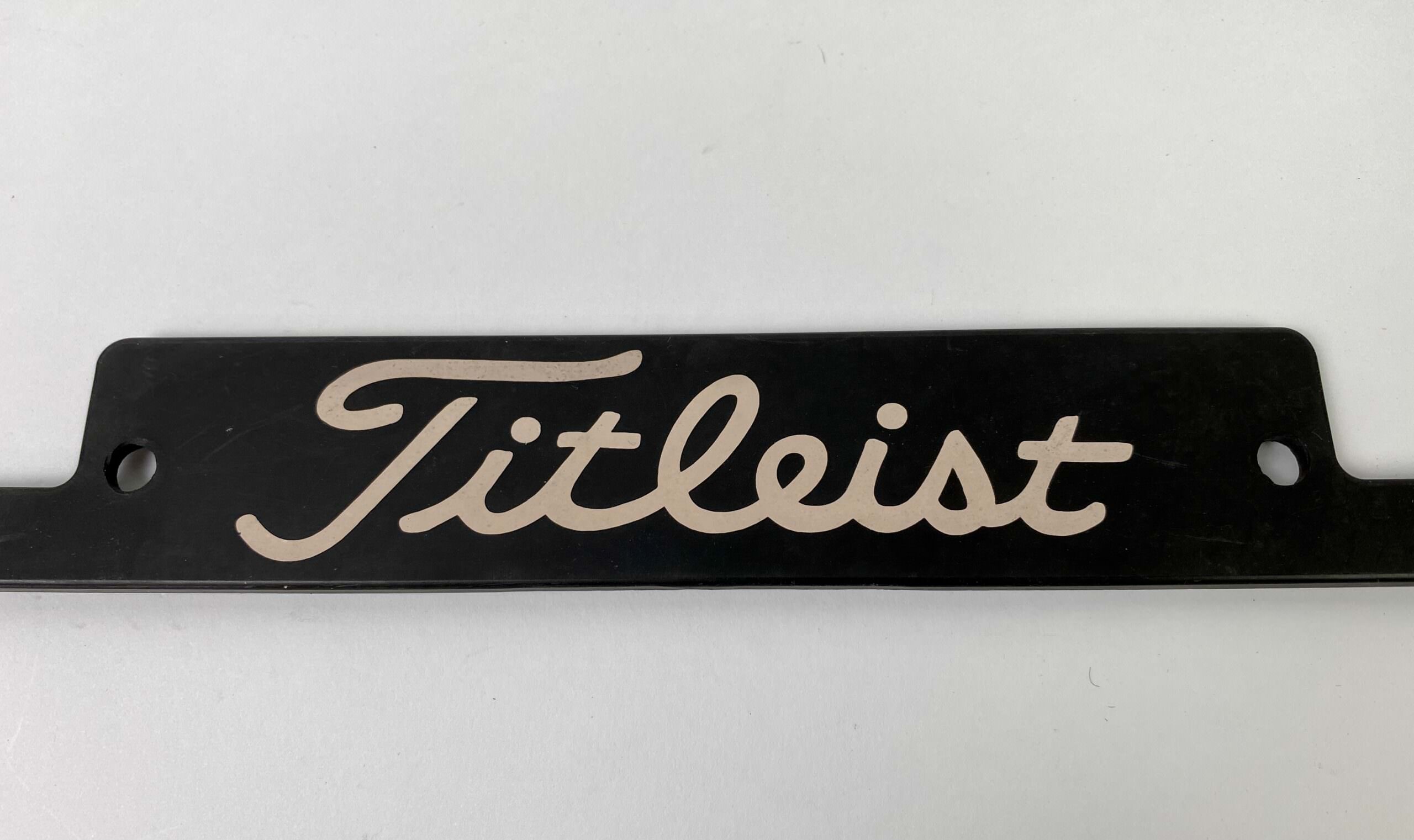 Used Titleist License Plate Frame/Cover "I'd rather be driving a ...