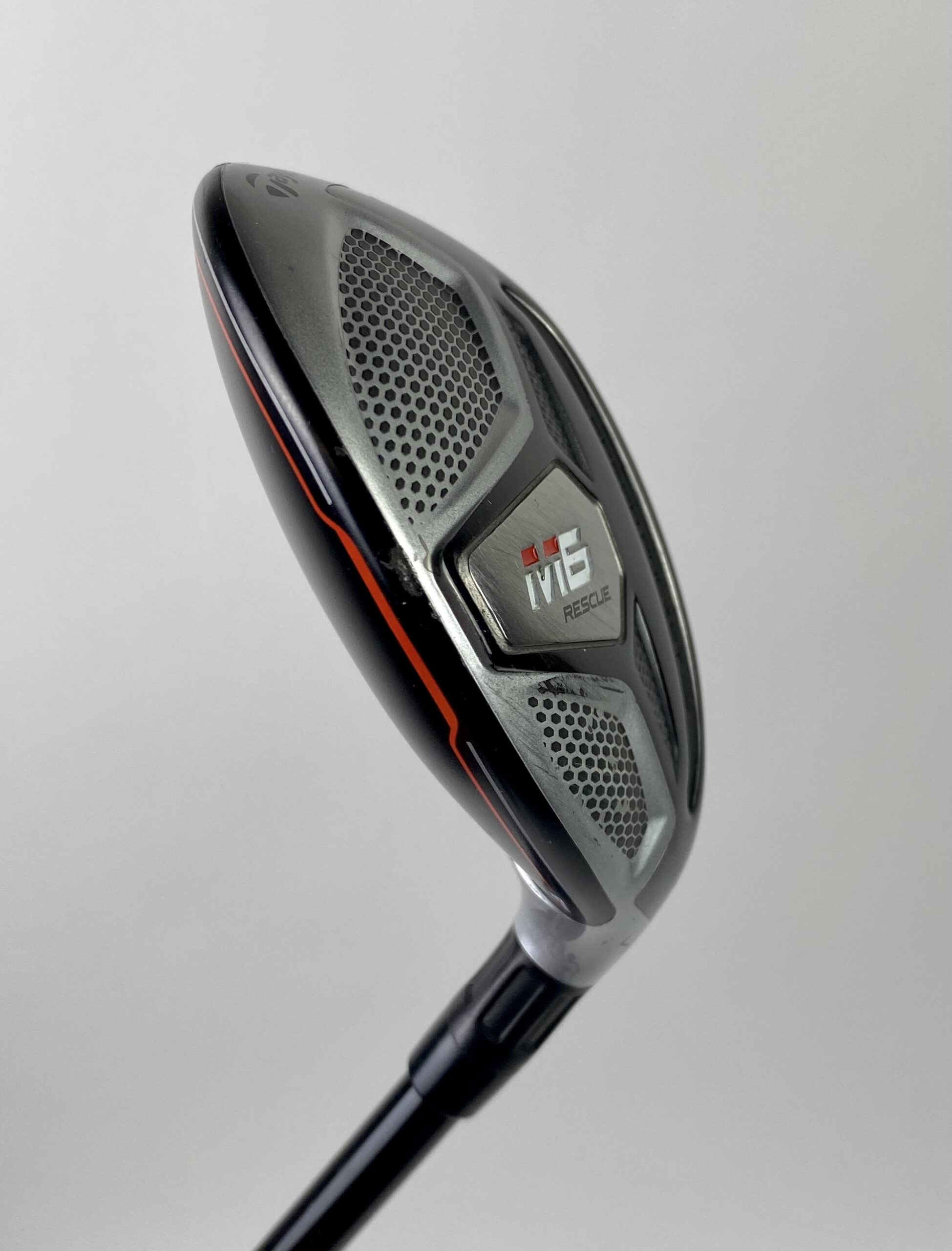 Used RH TaylorMade M6 Rescue 4 Hybrid 22* ATMOS 6 Regular Flex Graphite ...