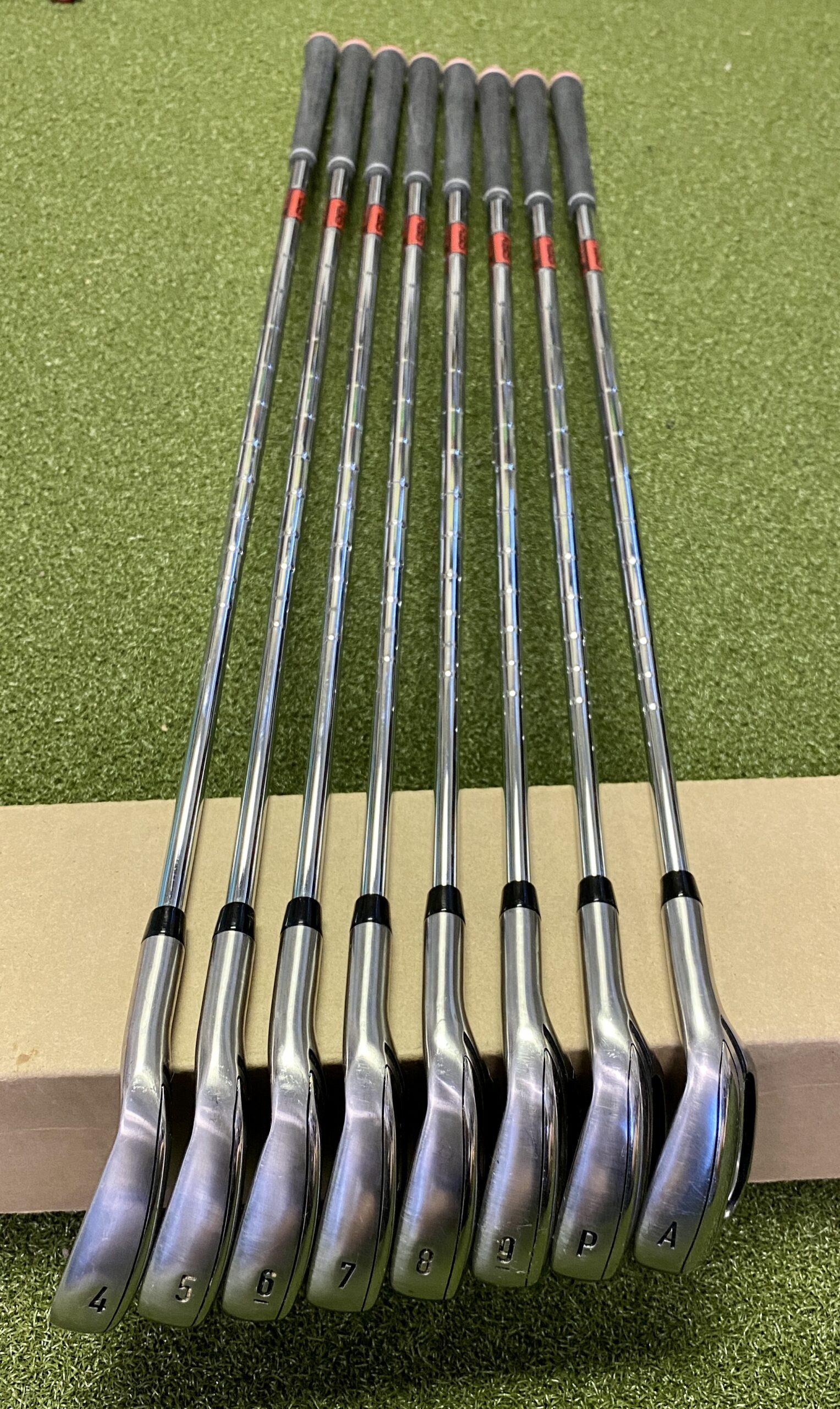 Used RH Callaway XR Pro Irons 4-PW/AW KBS 90g Stiff Flex Steel Golf ...