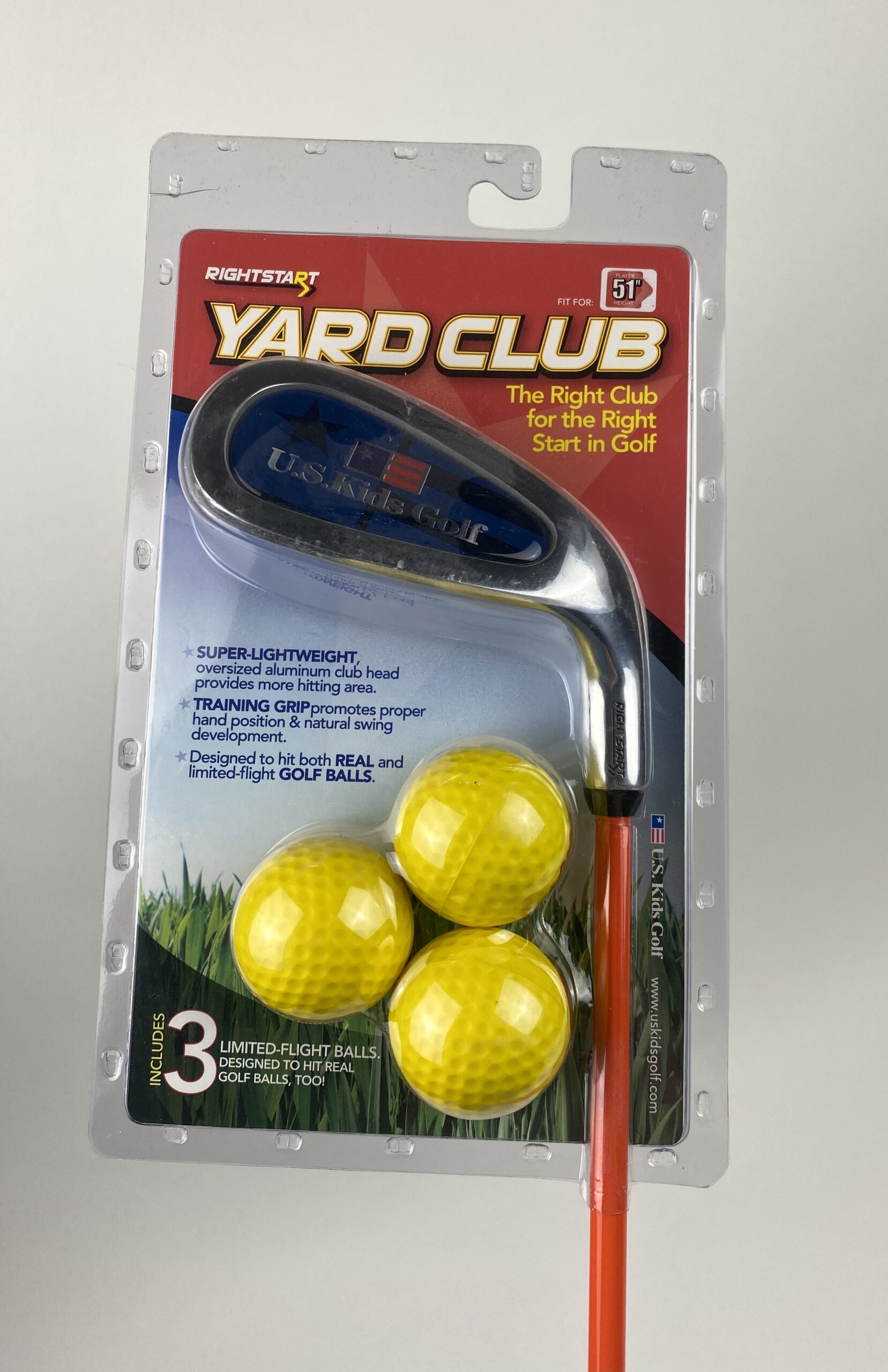 New RH US Kids Golf Yard Club W/ 3 Yard Balls for 51" Youth Girls/Boys ...
