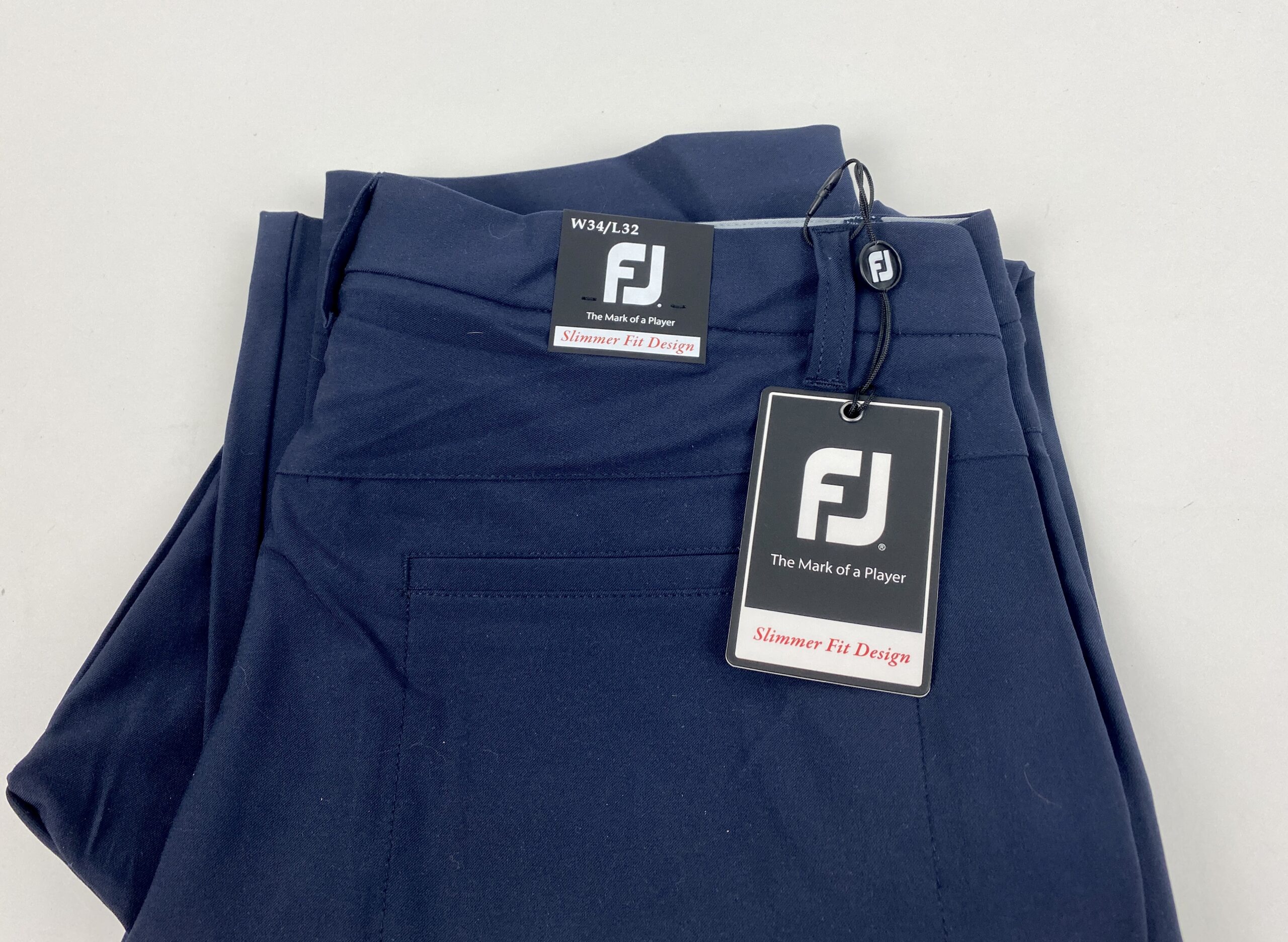 Brand New FootJoy Tour Slim Fit Men's Navy Golf Pants Size: W34/L32 ...