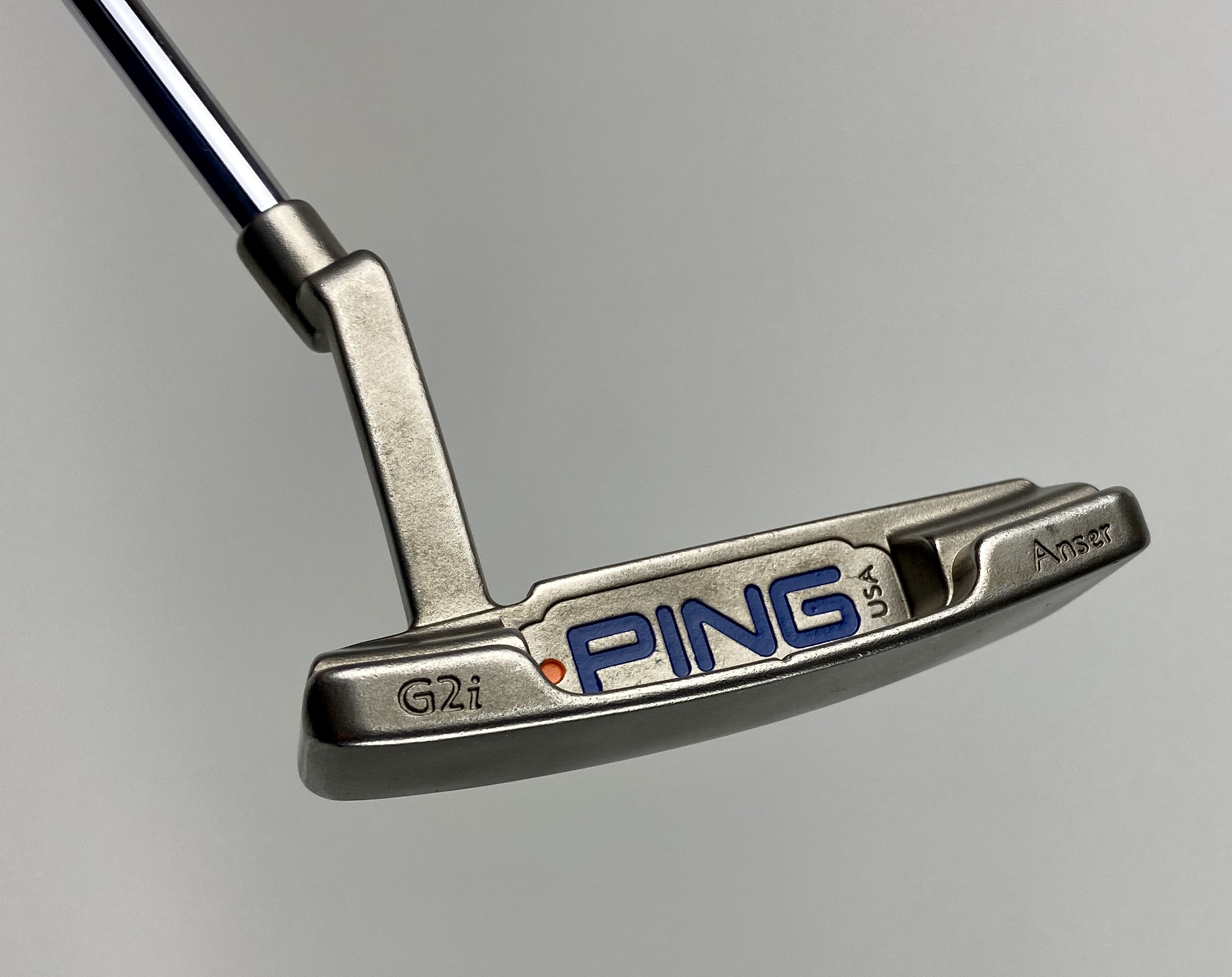 Used Right Handed Ping Orange Dot G2i Anser 36.5" Blade Putter Steel ...
