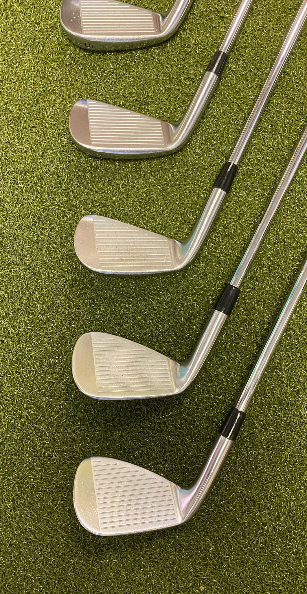 Tour Issue TaylorMade R9 TP B Stamp Irons 3-9 6.0 Stiff Flex Steel Golf ...