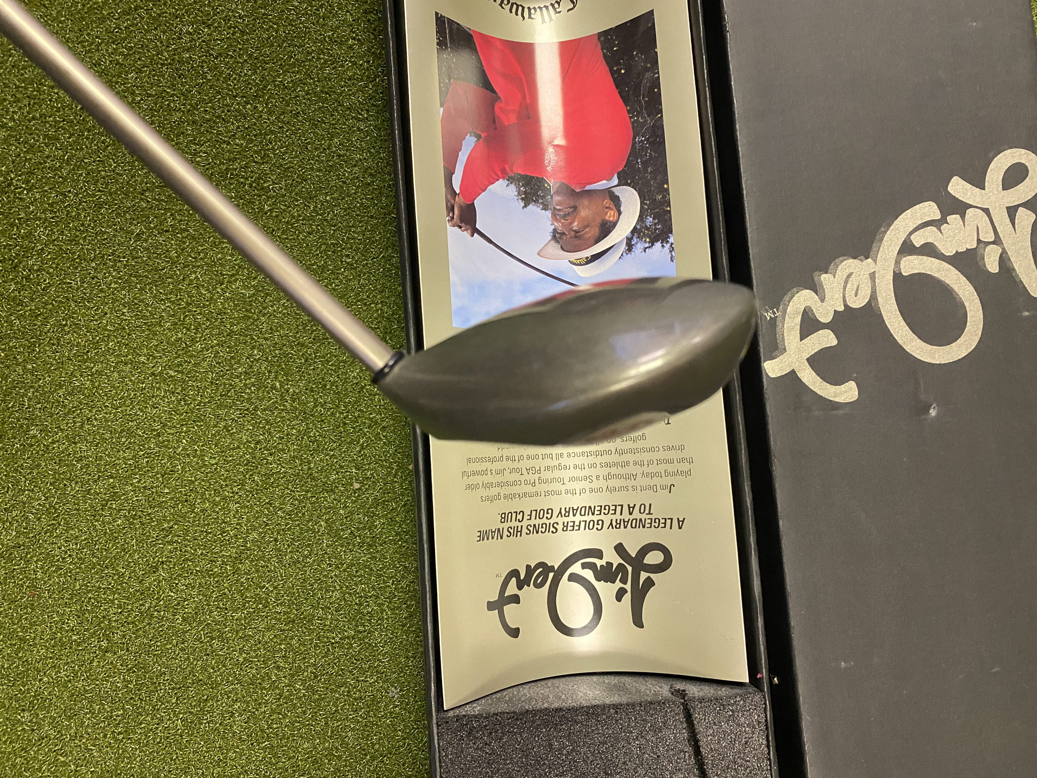 Limited Edition Jim Dent Callaway Golf Big Bertha Aldila Stiff Flex 9 ...