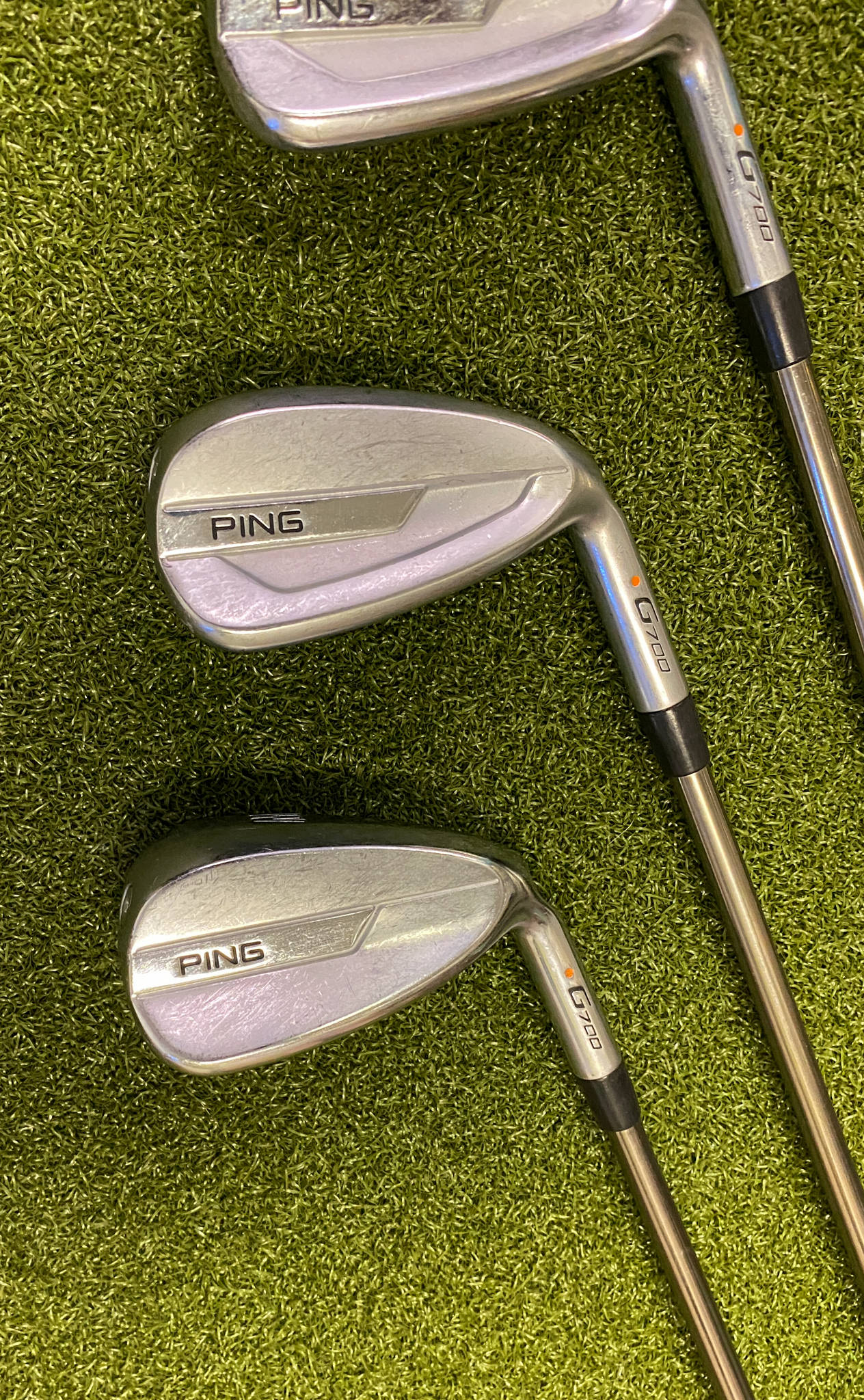 Ping Orange Dot G700 Irons 6-PW recoil ES 780 F3 Regular Flex Graphite ...