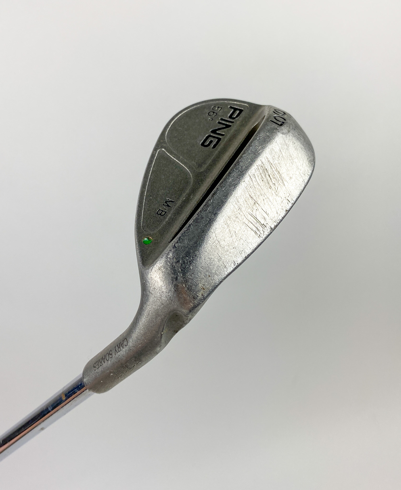 Used Right Handed Ping Green Dot MB 56* Sand Wedge Steel Golf Club ...