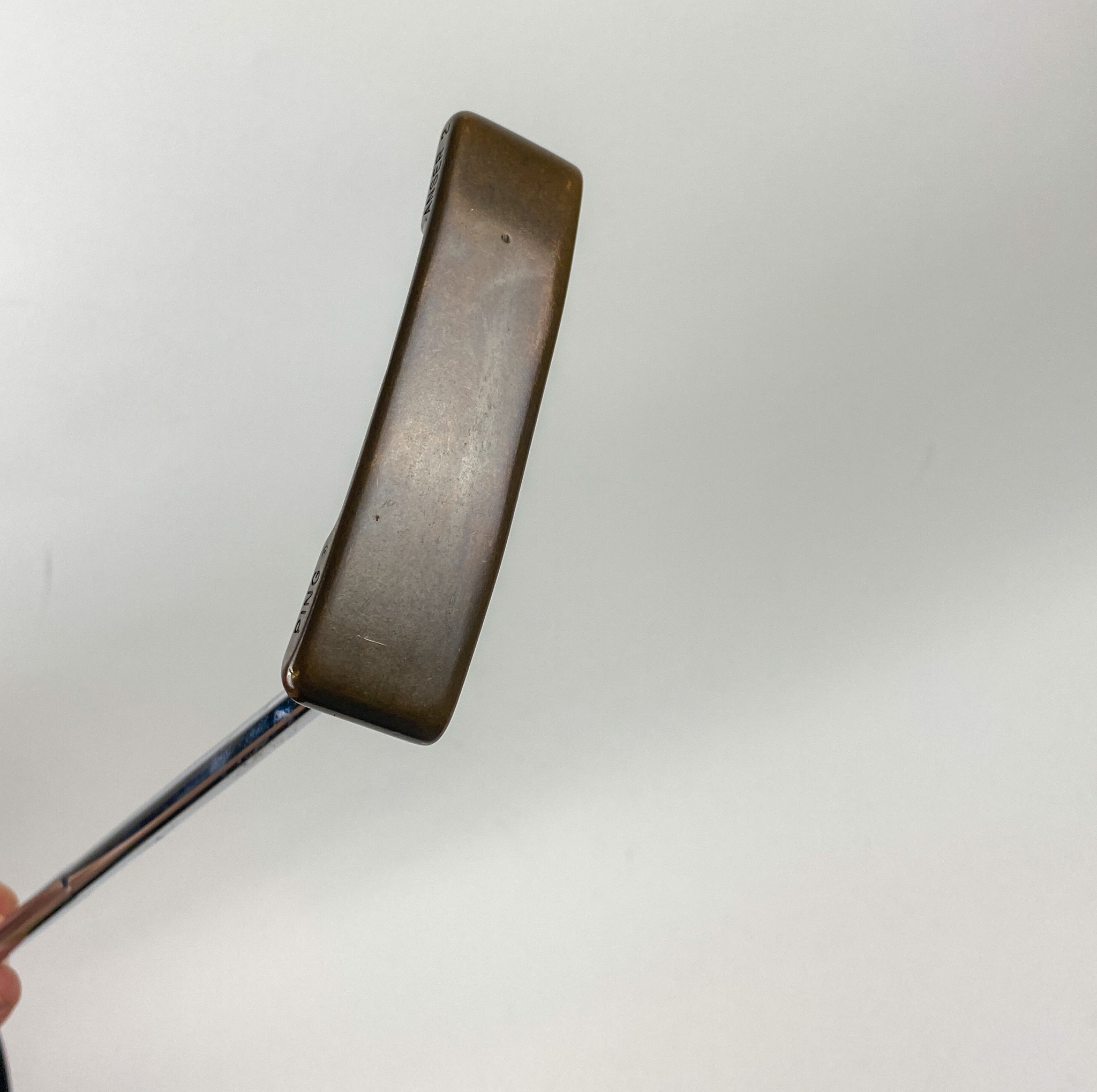 Used Right Handed Ping Anser 2 Beryllium Copper Putter Steel Shaft Golf ...