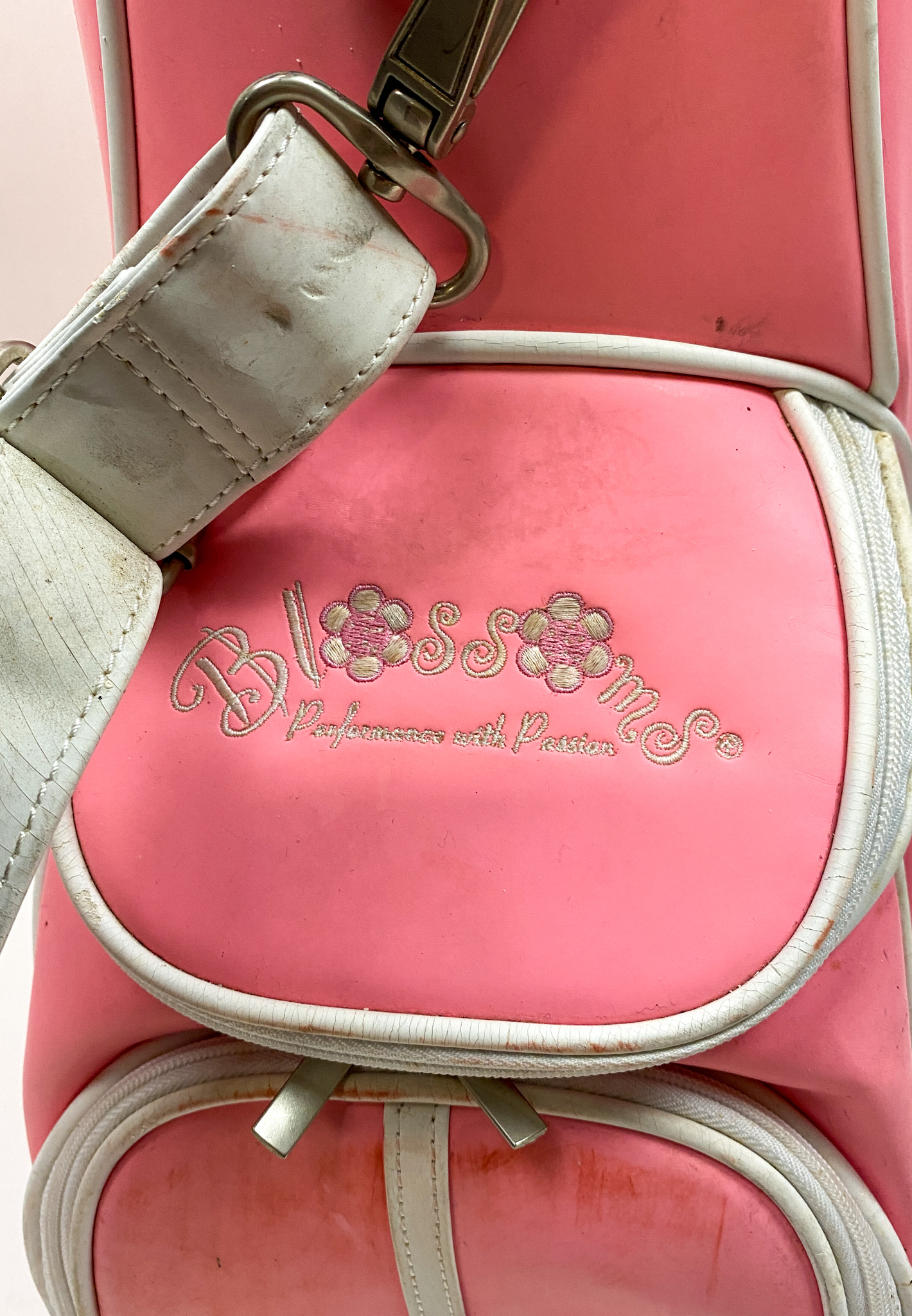 Blossoms Performance with Passion Cart Carry Golf Bag Pink w/ Strap ...