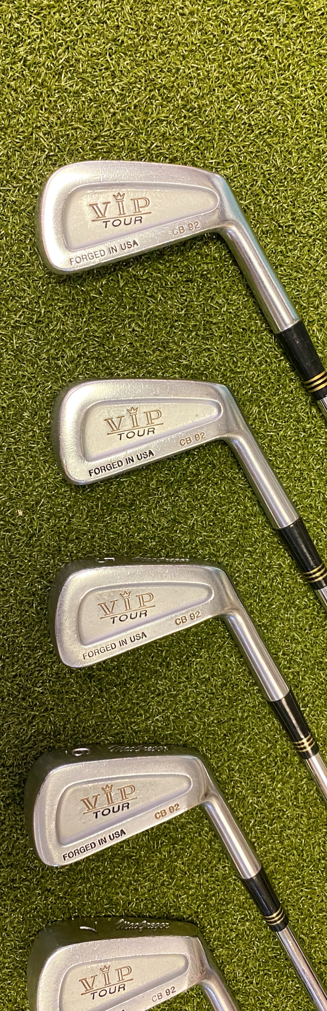 RH MacGregor VIP Tour CB 92 Forged Irons 3-PW Stiff Flex Steel Golf ...