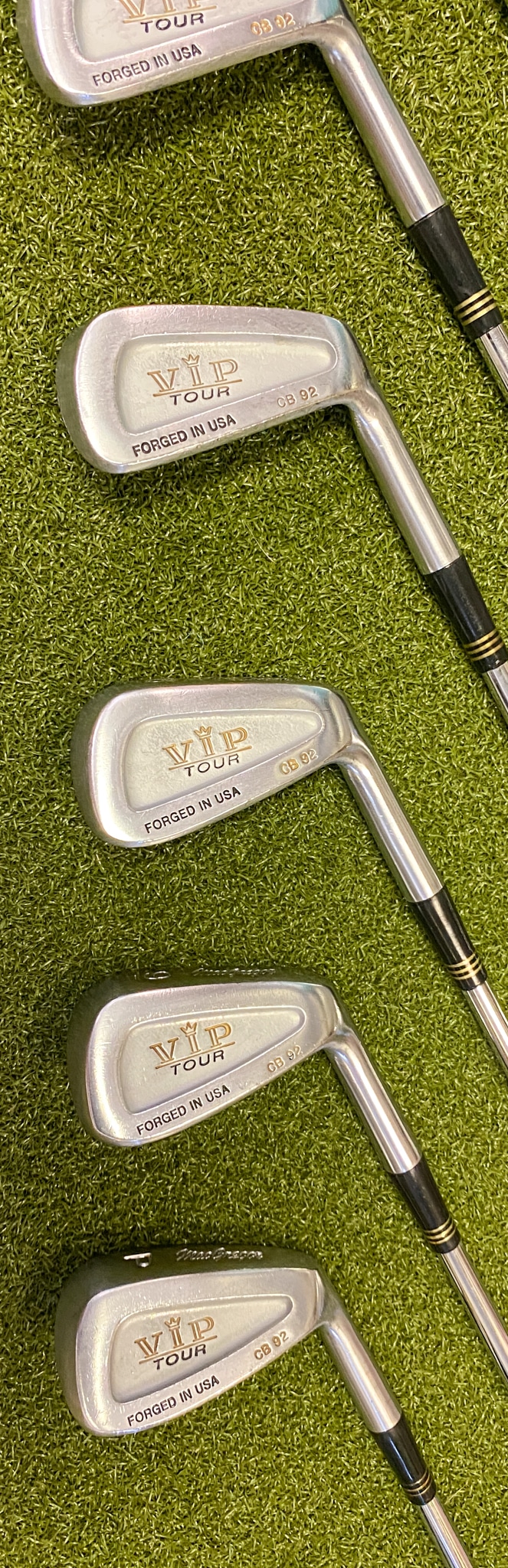RH MacGregor VIP Tour CB 92 Forged Irons 3-PW Stiff Flex Steel Golf ...