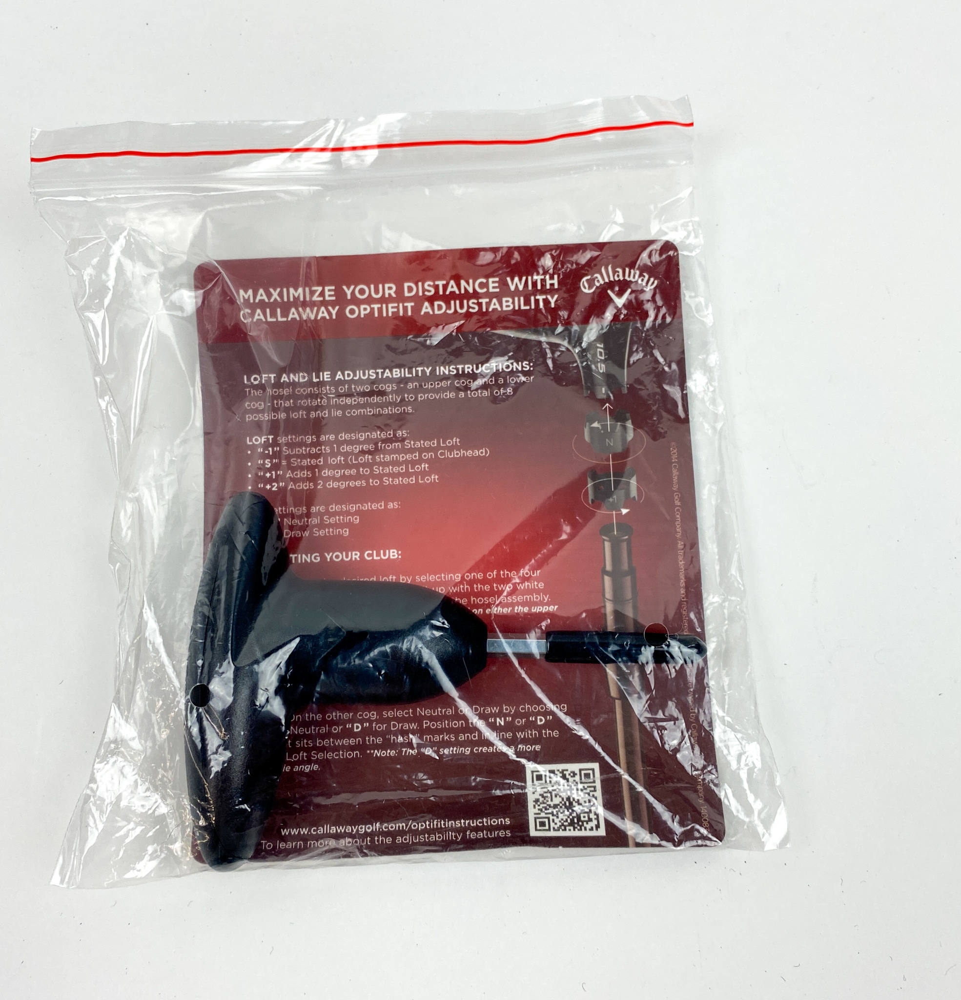 NEW Callaway Golf Optifit Torque Wrench Universal Adjustment Tool ...