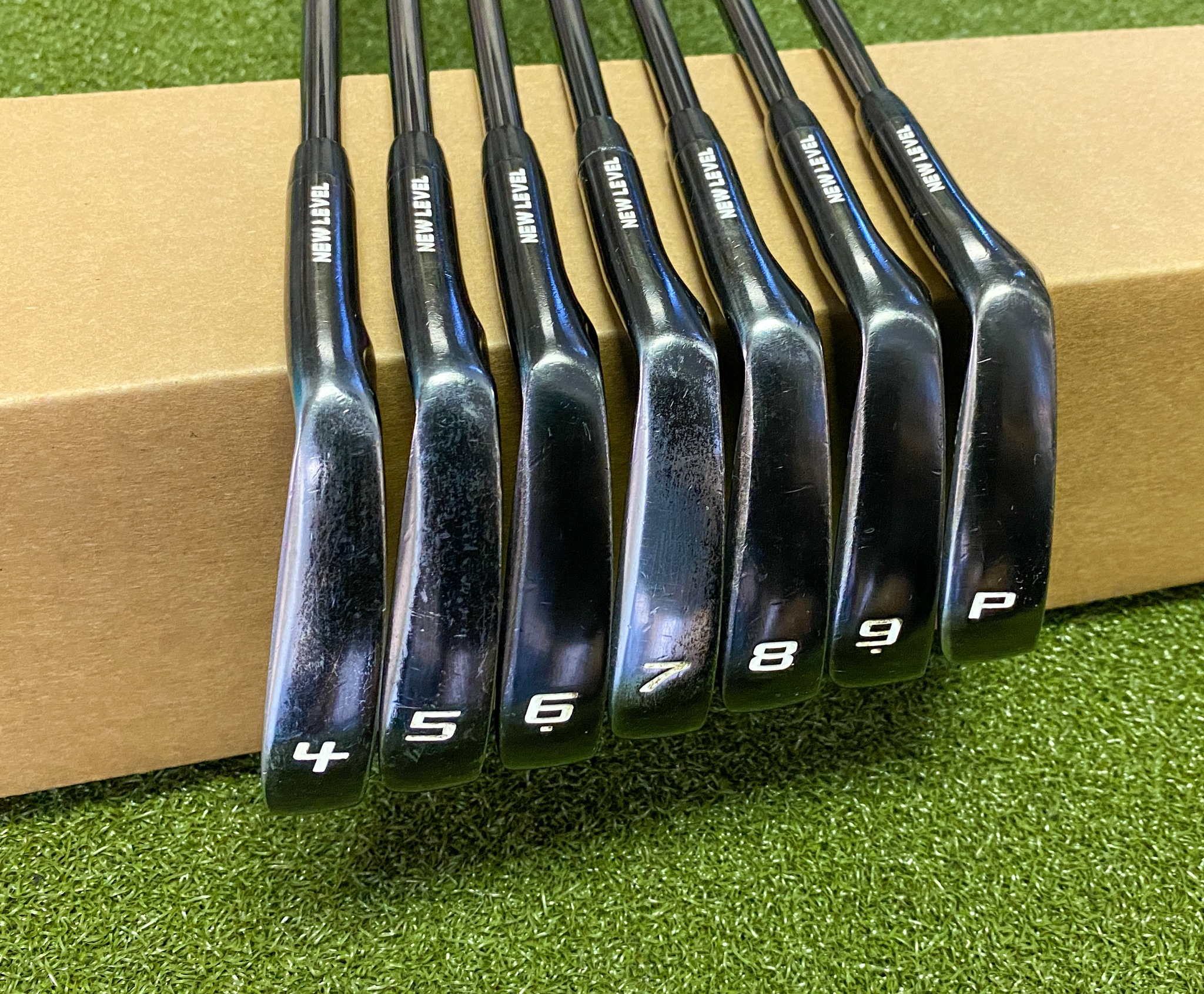 New Level 902 Forged Irons 4-PW KBS $-Taper 120g Stiff Steel Golf Set ...