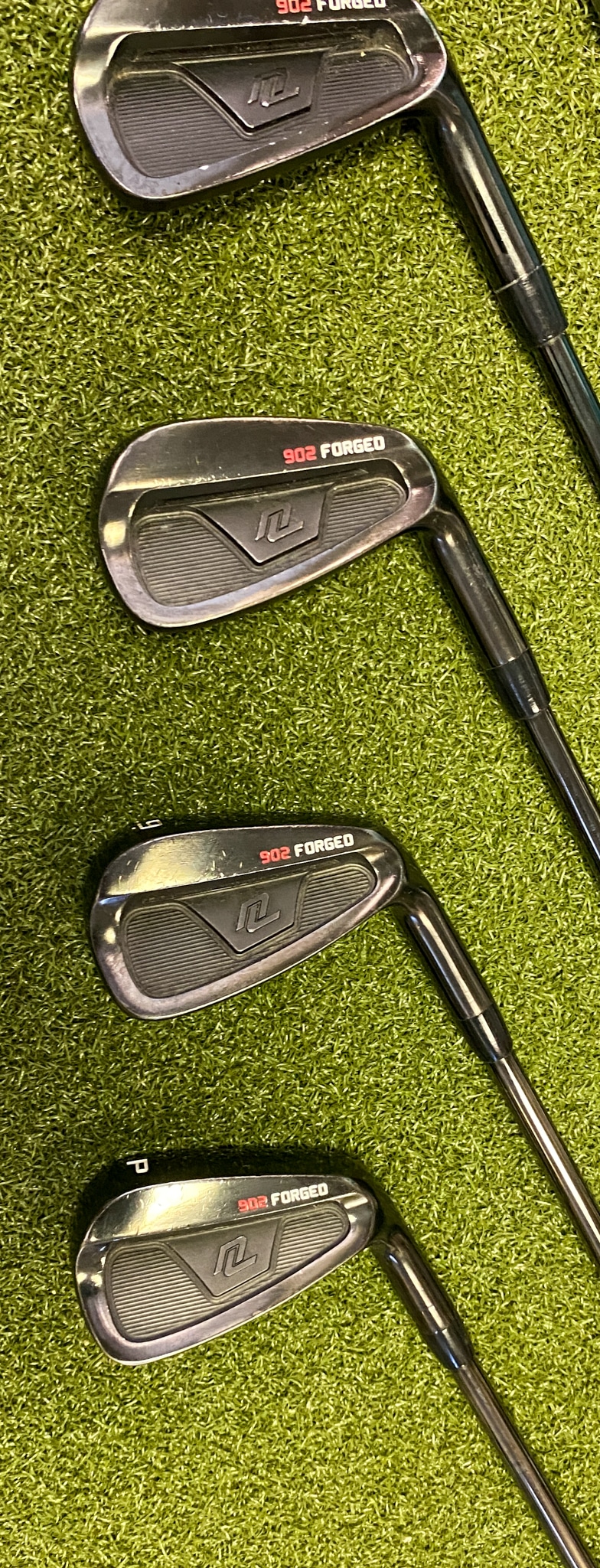 New Level 902 Forged Irons 4-PW KBS $-Taper 120g Stiff Steel Golf Set ...