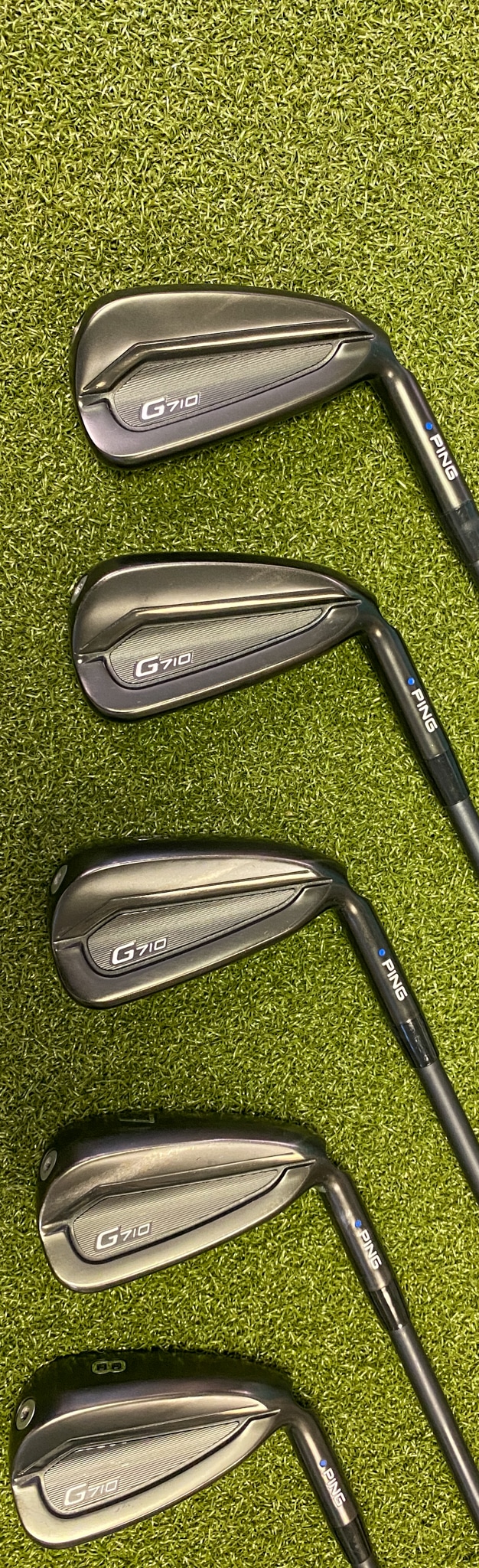 Ping Blue Dot G710 Irons 4-PW ALTA CB AWT Senior Flex Graphite Golf Club Set · SwingPoint Golf®