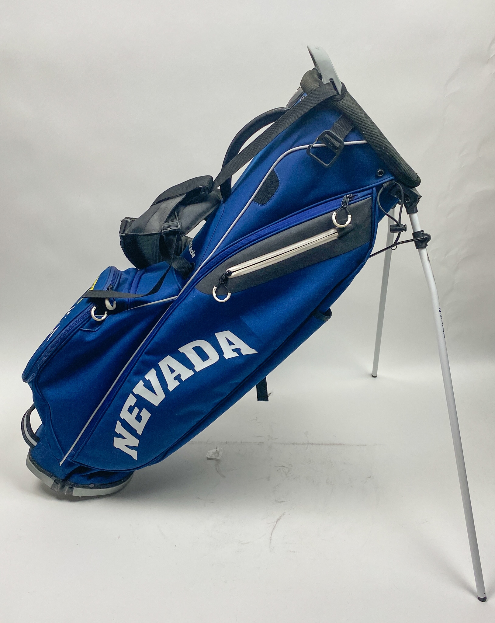 TaylorMade Flex Tech Cart Carry Stand Golf Bag Blue UNR Wolf Logo Jacob ...