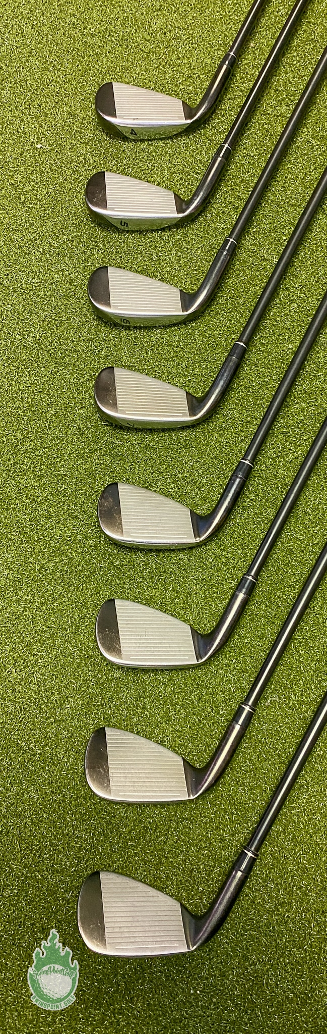 Used RH TaylorMade Burner 2.0 Irons 4-PW/AW 65g Regular Flex Graphite ...