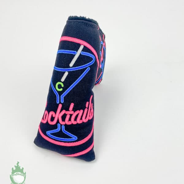 Used Swag Golf Cocktails Blade Cover Putter Headcover Magnet Closure ...
