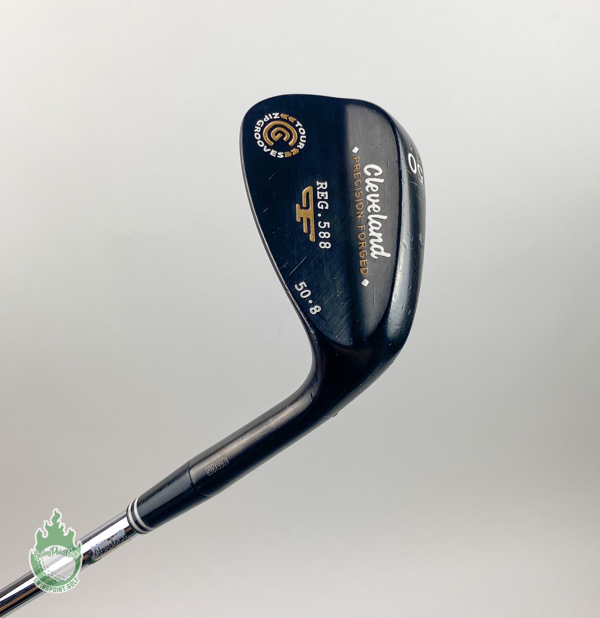 Used Cleveland Reg.588 Precision Forged 50°-8 Tour Zip Grooves Wedge ...