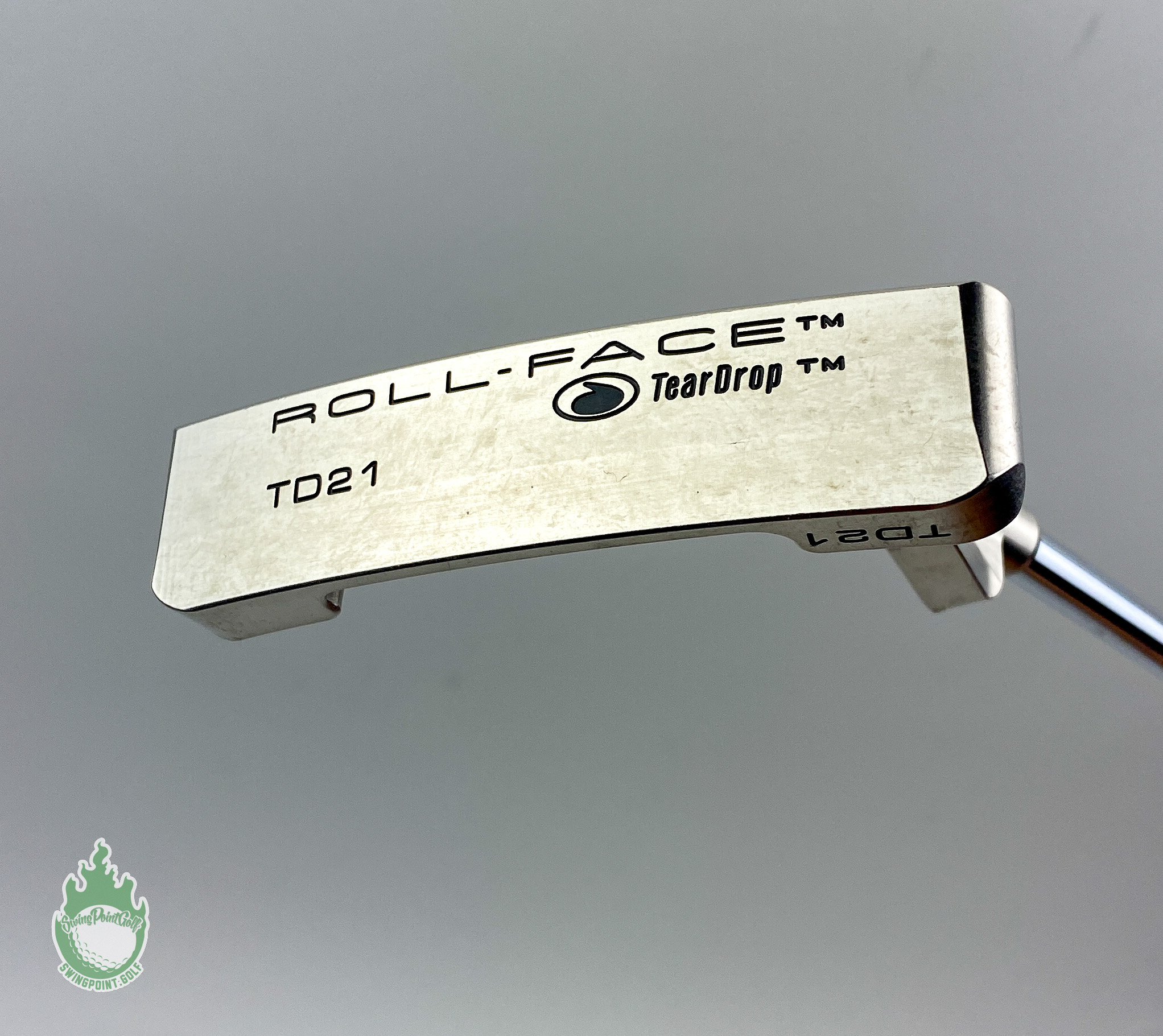 Used Right Hand TearDrop Roll-Face TD21 36″ Putter Steel Lamkin Grip ...