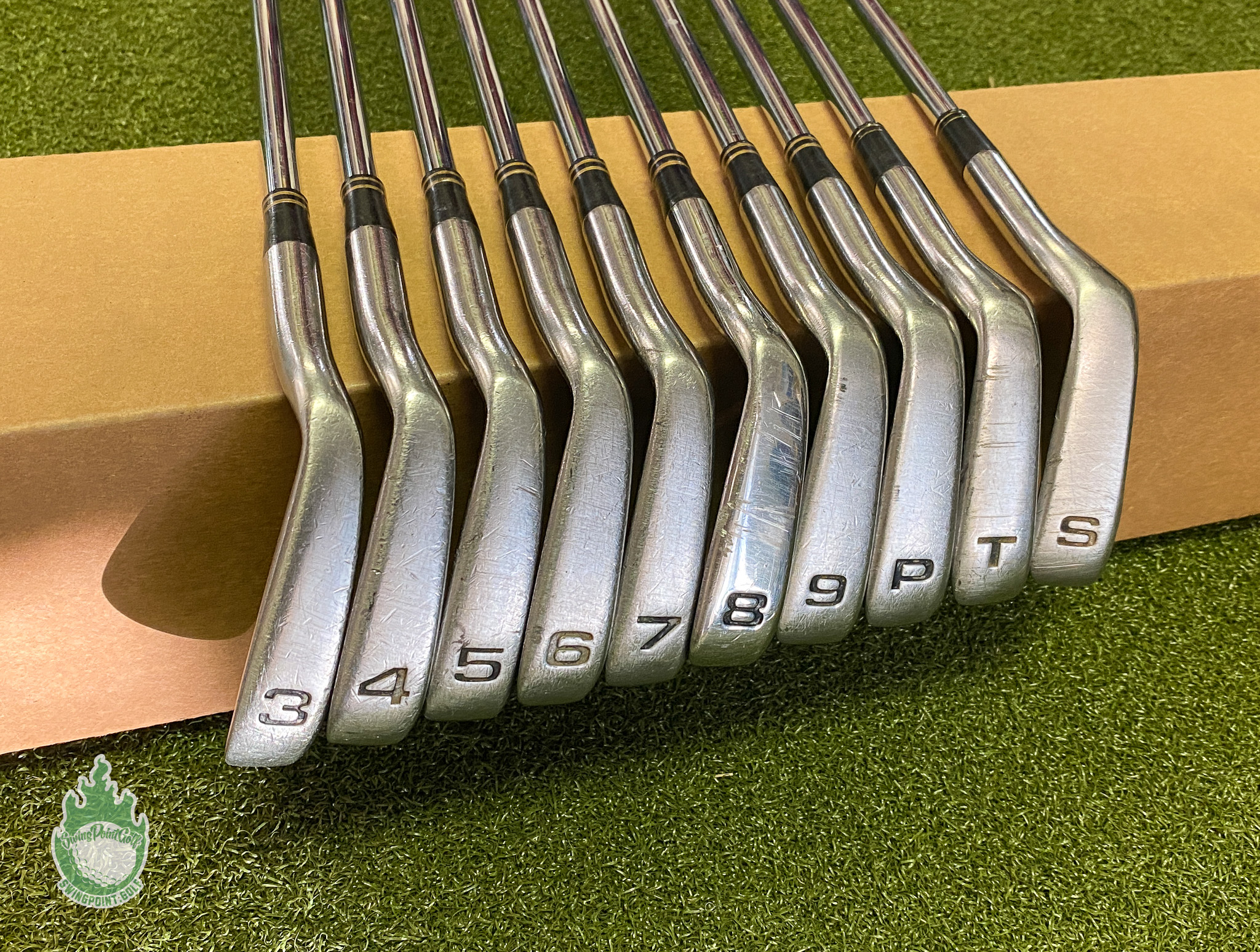 Used RH Henry Griffitts Irons 3-PW/TW/SW Regular Flex Steel Golf Club ...