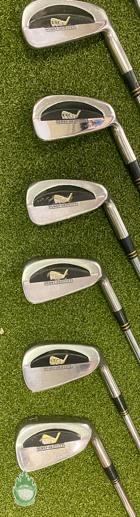 Used RH Henry Griffitts Irons 3-PW/TW/SW Regular Flex Steel Golf Club ...