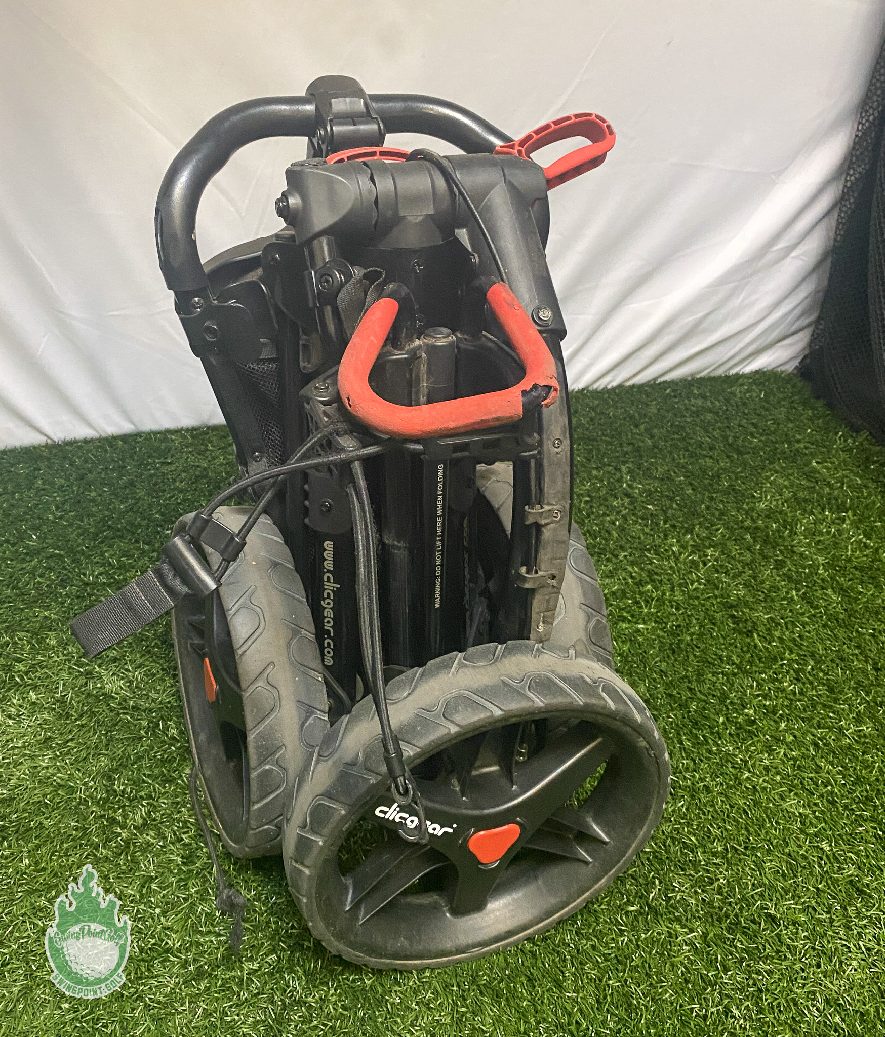 Used Clicgear Model 3.0 3 Wheel Collapsible Golf Push Pull Cart Ships ...