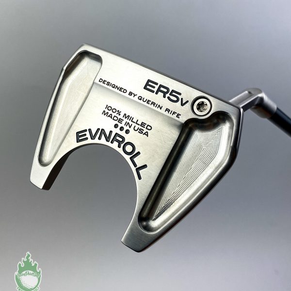 Right Handed Used EVNROLL ER5V 40″ Milled Armlock Putter Steel Golf ...