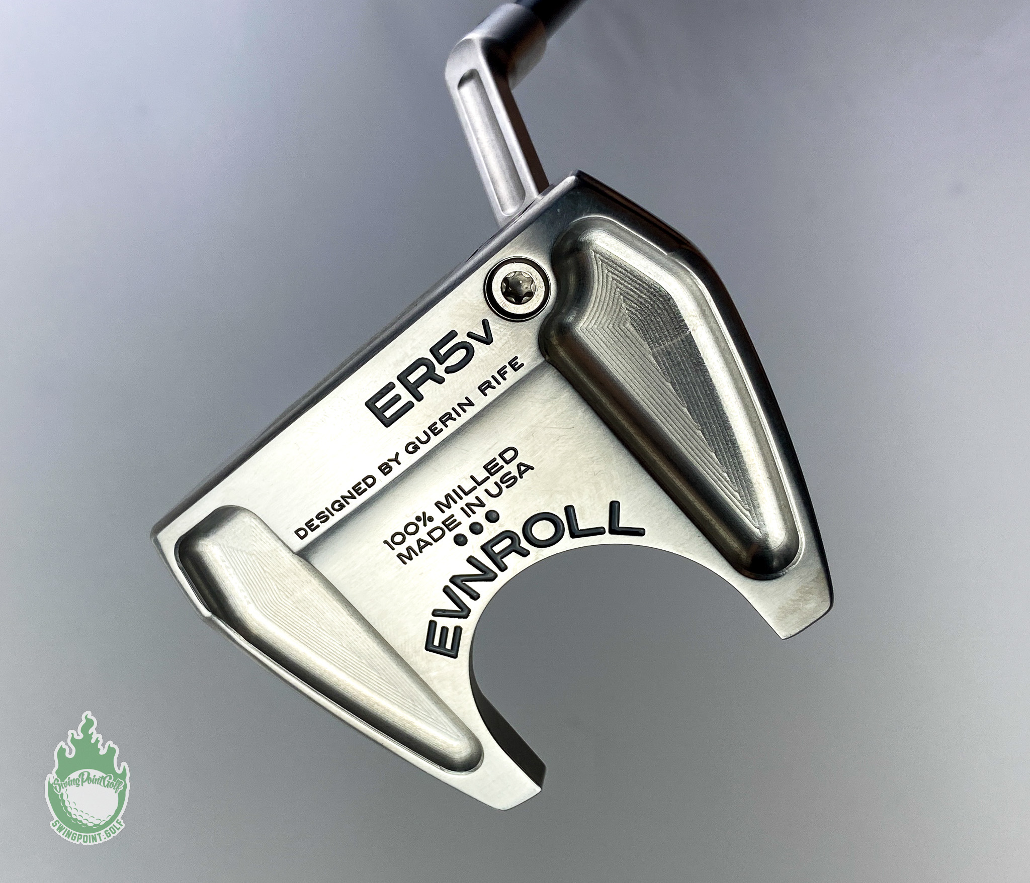 Right Handed Used EVNROLL ER5V 40″ Milled Armlock Putter Steel Golf ...