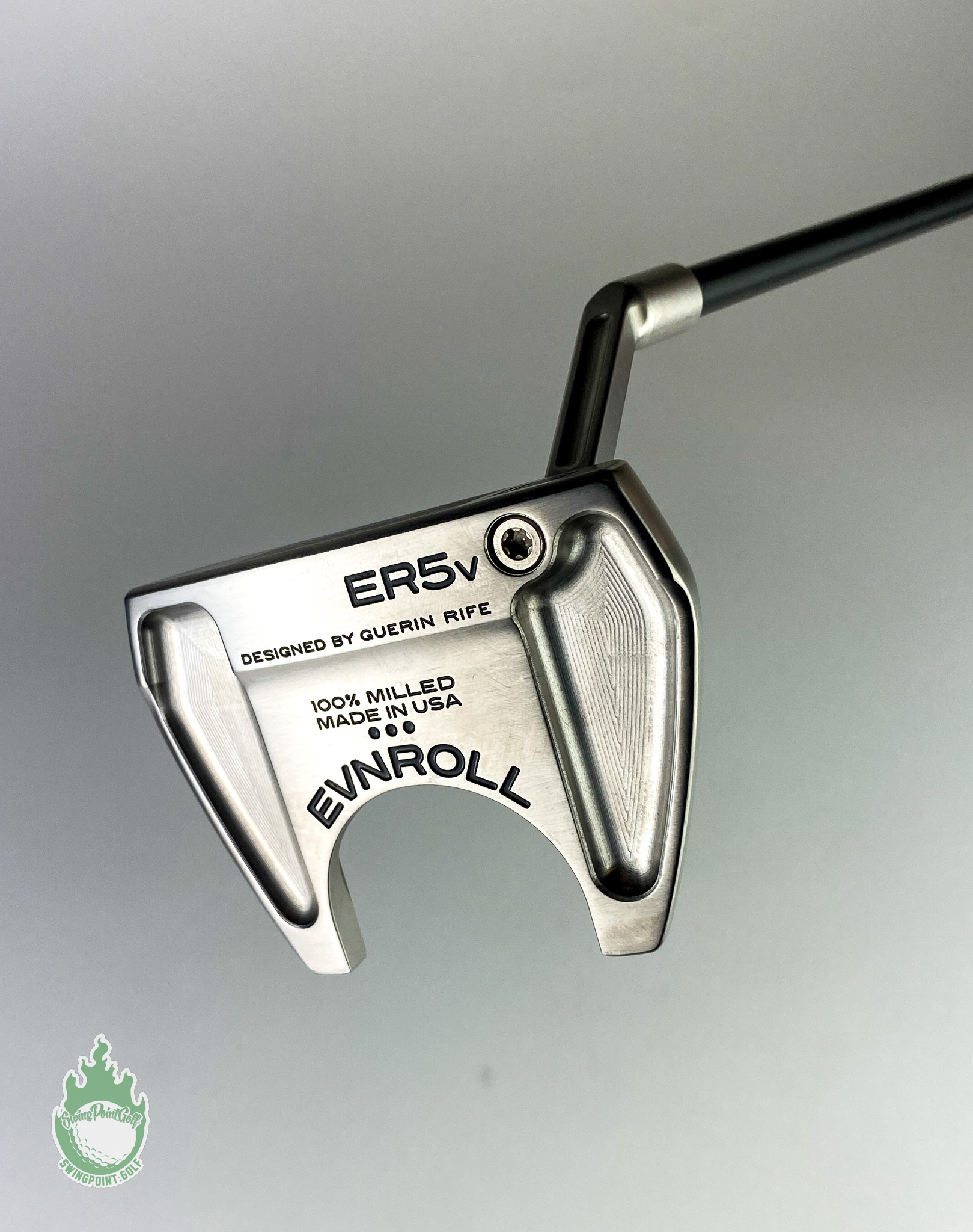 Right Handed Used EVNROLL ER5V 40" Milled Armlock Putter Steel Golf ...