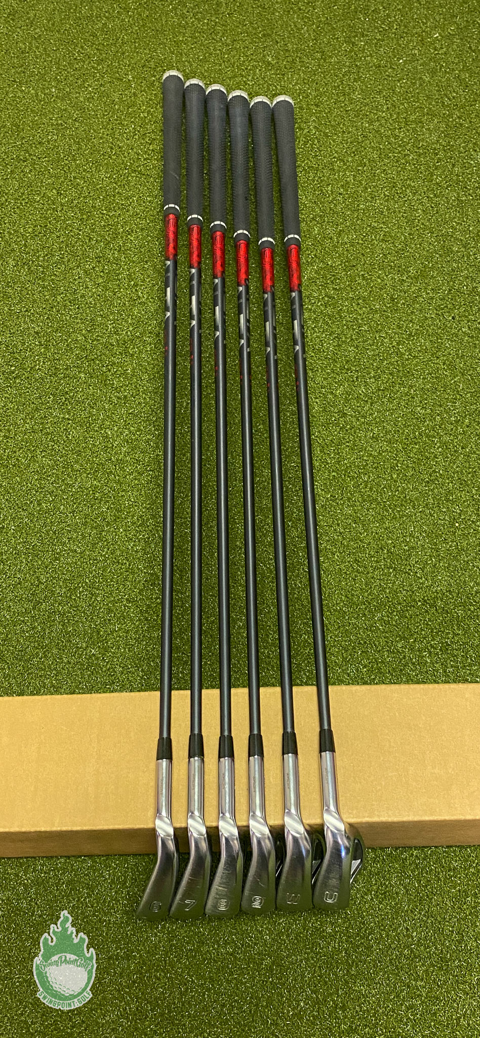 Ping Orange Dot G410 Irons 6-PW/UW ALTA CB AWT Senior Flex Graphite ...