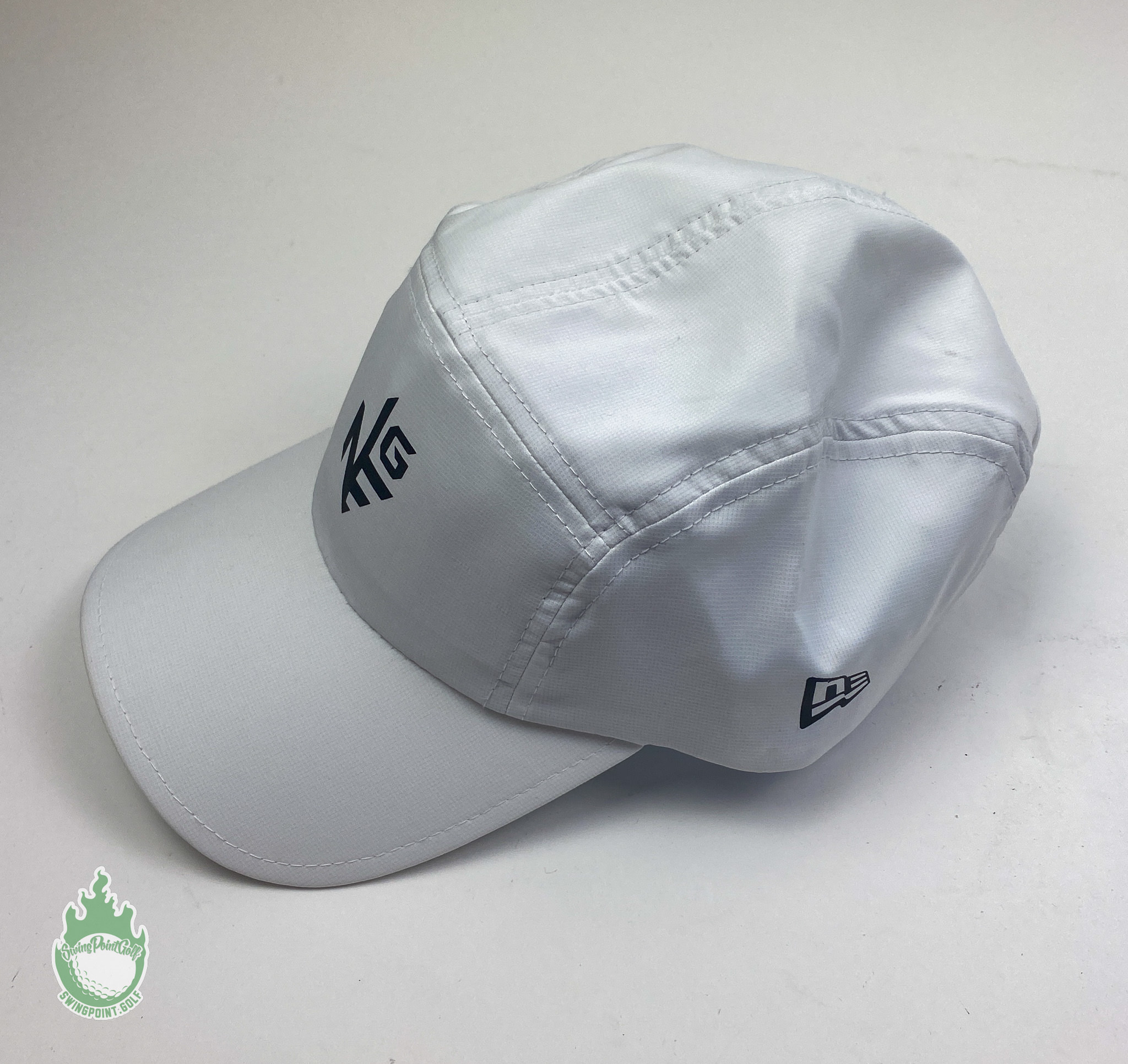 New Era Golf Cap NEG White Runner Adjustable Hat · SwingPoint Golf®