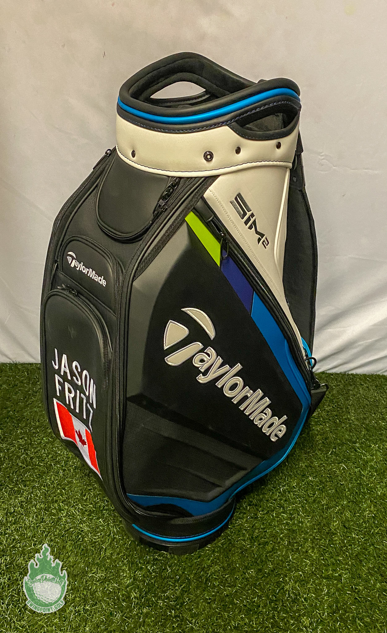 Very Nice TaylorMade Sim 2 Staff Golf Bag w/ Canadian Flag & Name ...