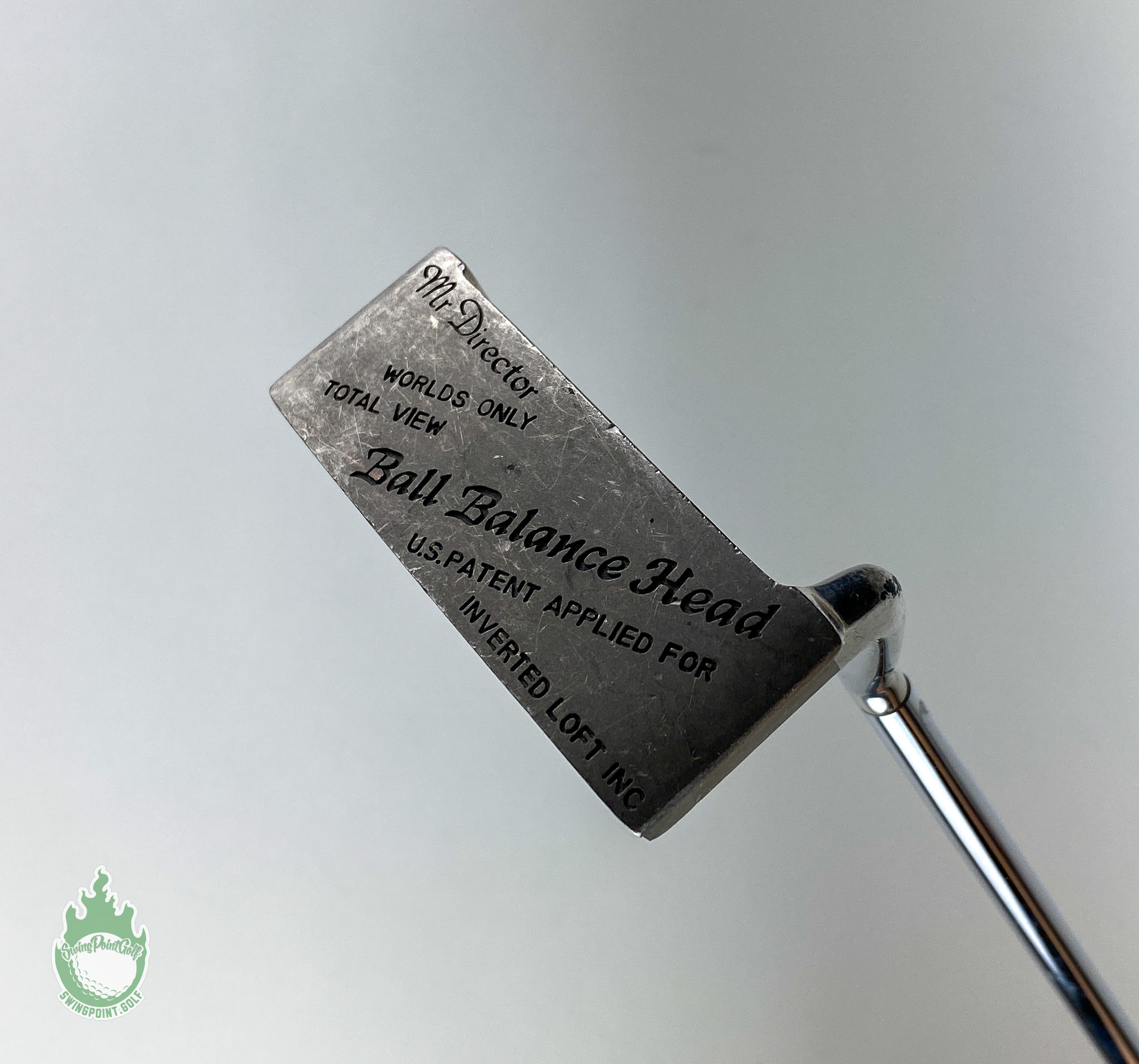 Used RH Mr. Director Inverted Loft Ball Balance Steel Putter Golf Club ...