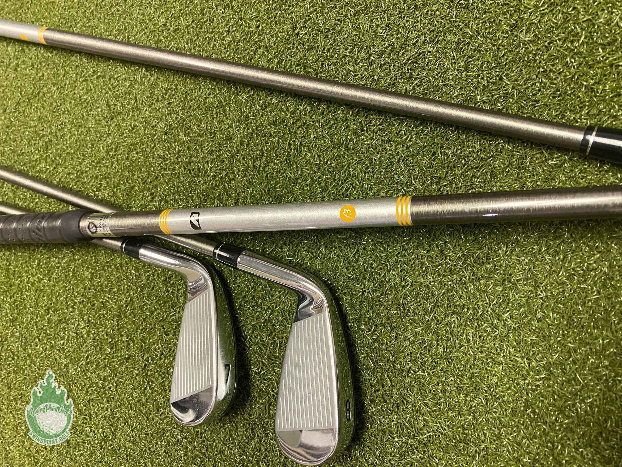 Used Callaway Epic Forged Irons 7-PW SteelFiber 80g Regular Graphite ...