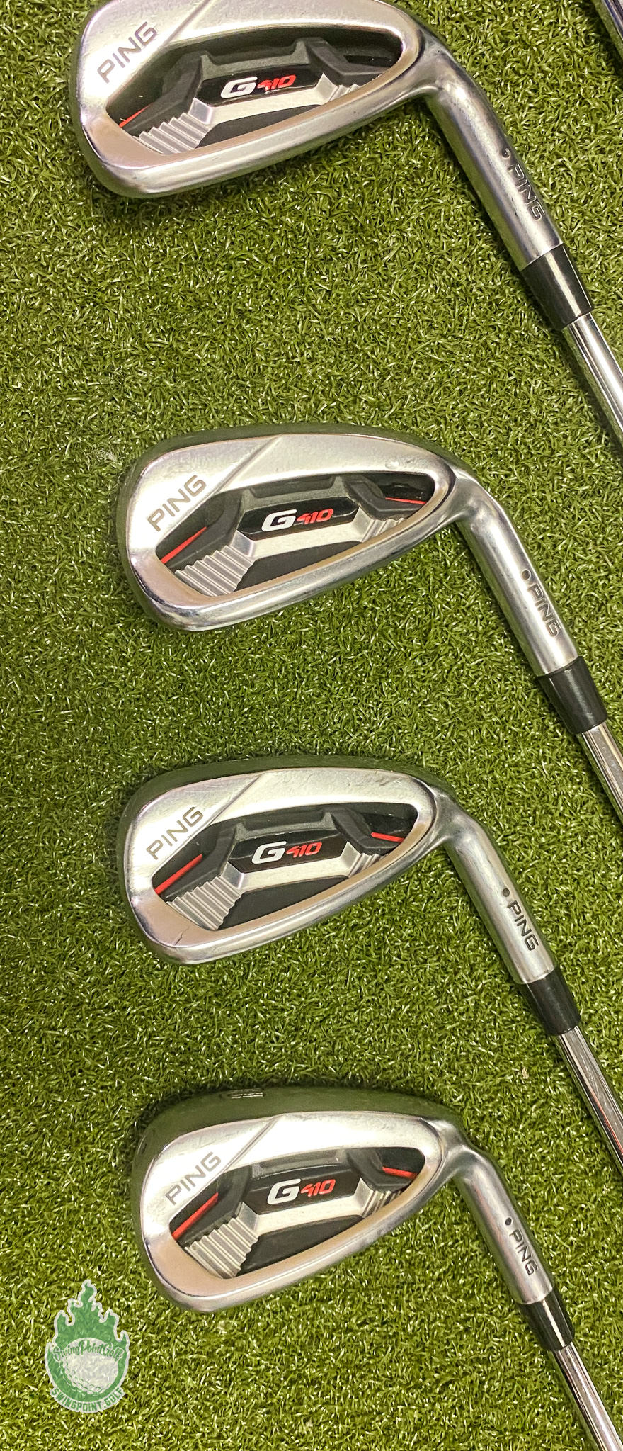Used RH Ping Black Dot G410 Irons 5-PW/UW AWT 2.0 Regular Flex Steel Golf Set · SwingPoint Golf®