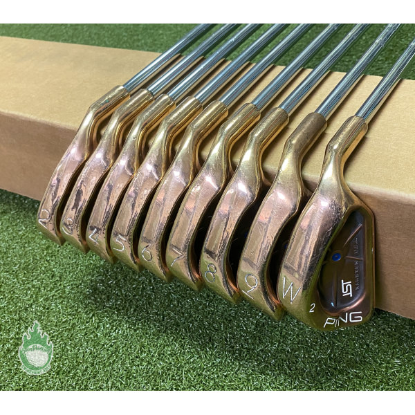 Used Ping Blue Dot ISI Beryllium Copper Irons 2-PW Z-Z65 Stiff Steel ...