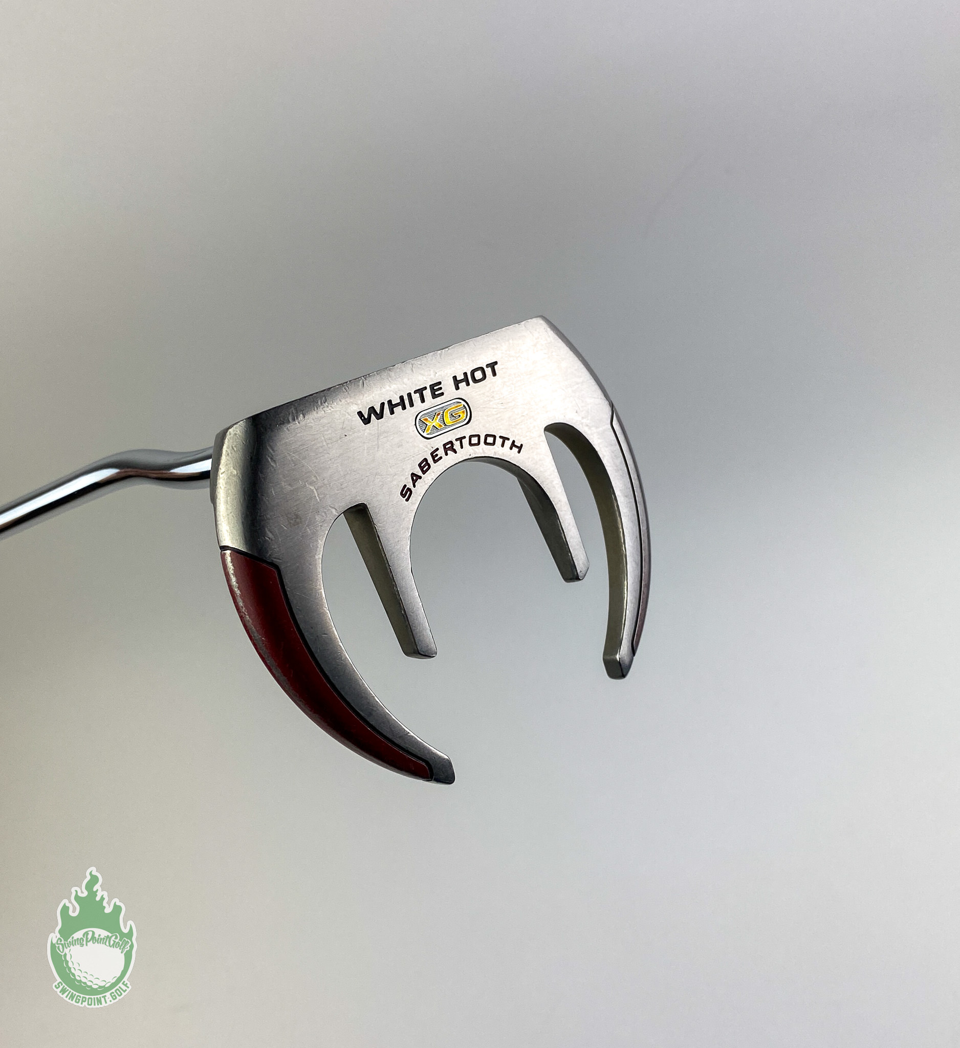 Used LEFT Handed Odyssey White Hot XG Sabertooth 35" Putter Steel Golf ...