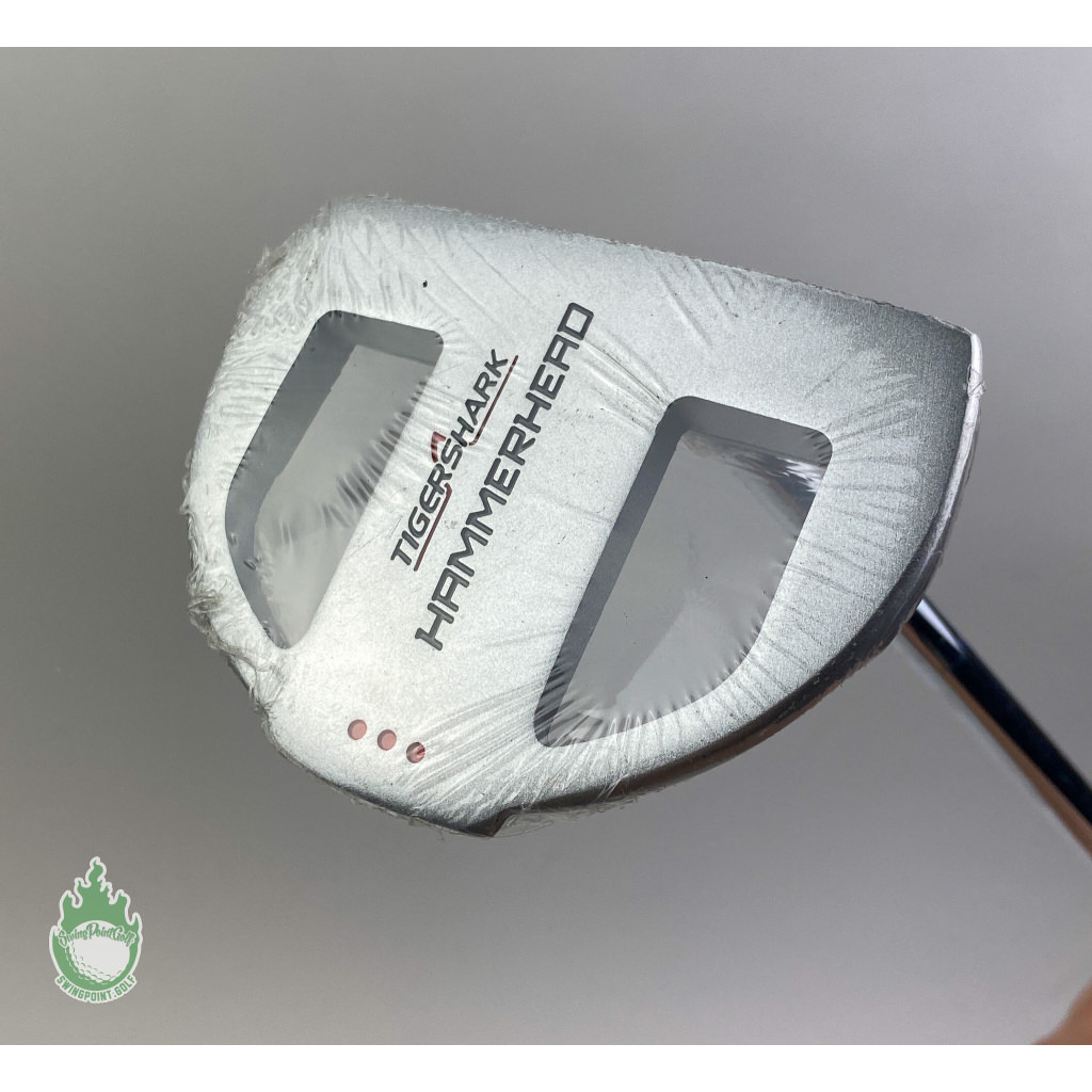 New Right Handed Tiger Shark Hammerhead 34" Mallet Putter Steel Golf ...