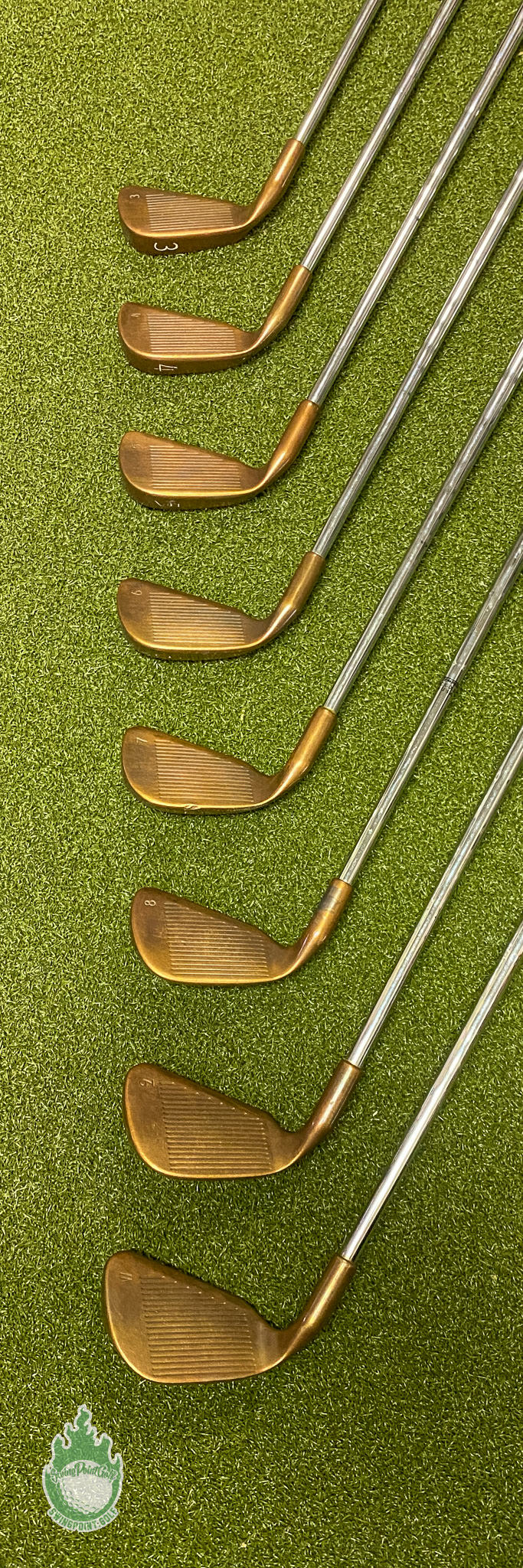 Ping RH Black Dot Eye 2 Beryllium Copper Irons 3-PW Micro Taper Stiff ...