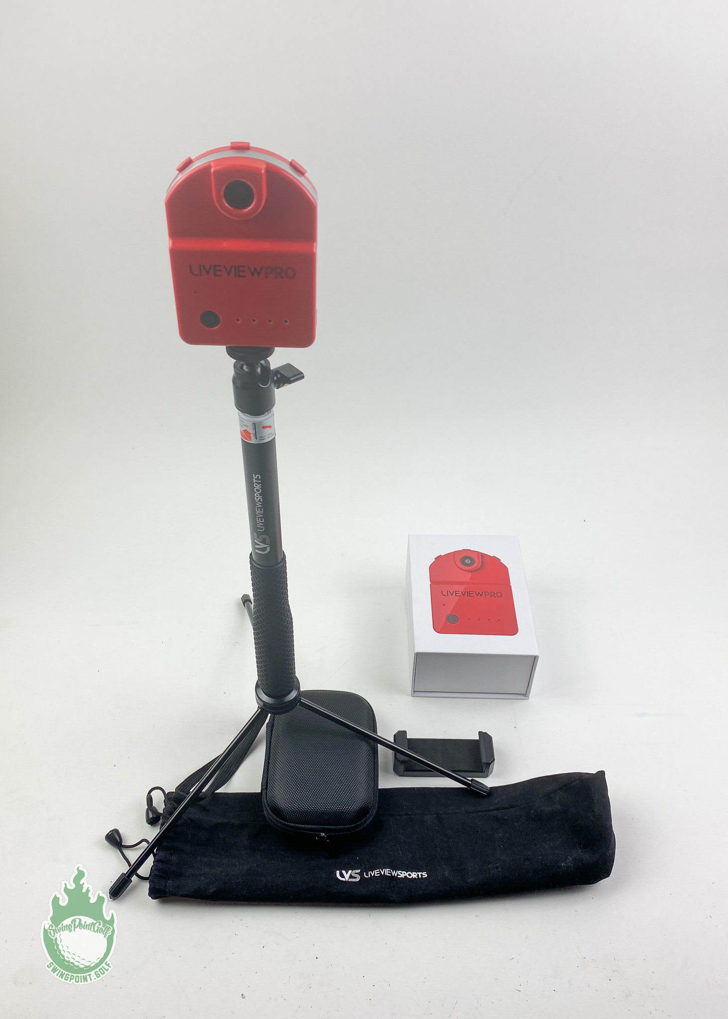 Used in Box Live View Pro Golf Camera With Stand & Case · SwingPoint Golf®