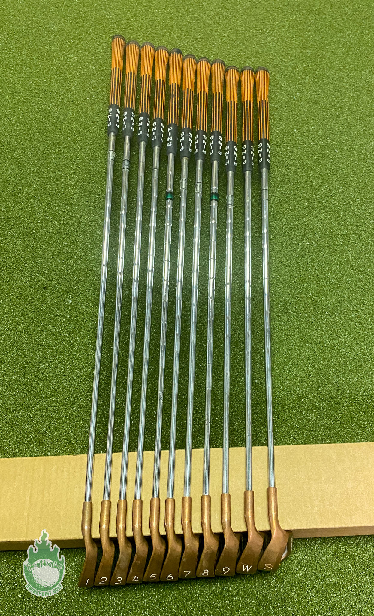 Used RH Ping Red Dot Eye 2 Beryllium Copper Irons 1-PW/SW Stiff Steel Golf Set · SwingPoint Golf®