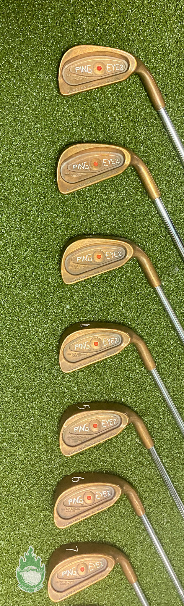 Used RH Ping Red Dot Eye 2 Beryllium Copper Irons 1-PW/SW Stiff Steel Golf Set · SwingPoint Golf®